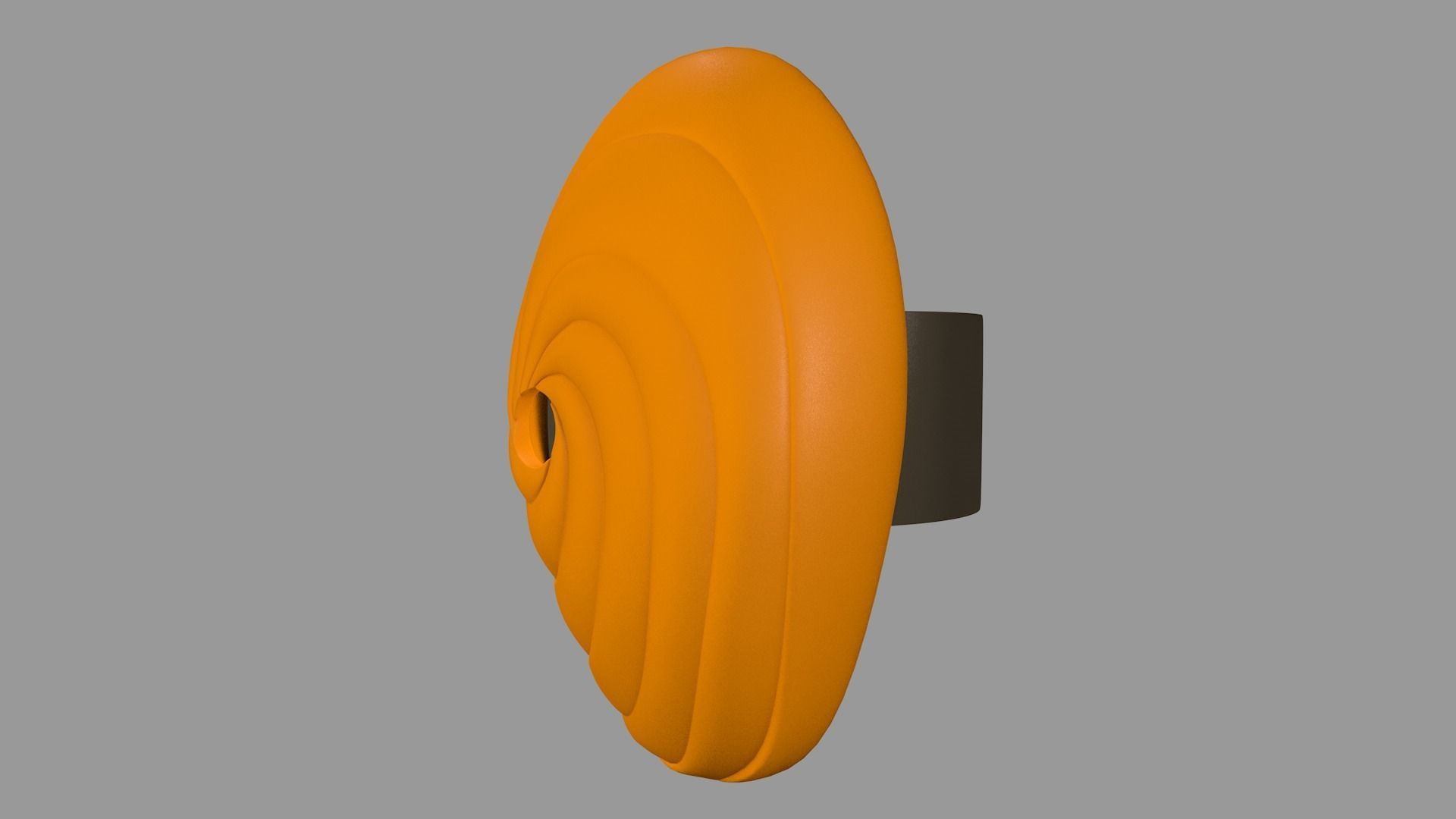 Orange Obito mask 3D model | CGTrader