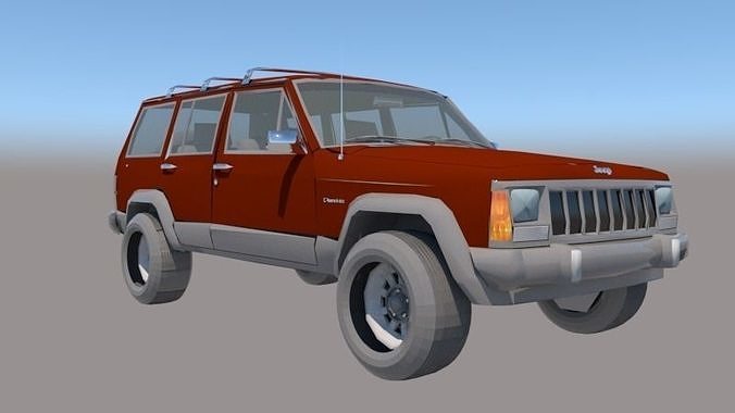 Jeep xj free 3D model | CGTrader