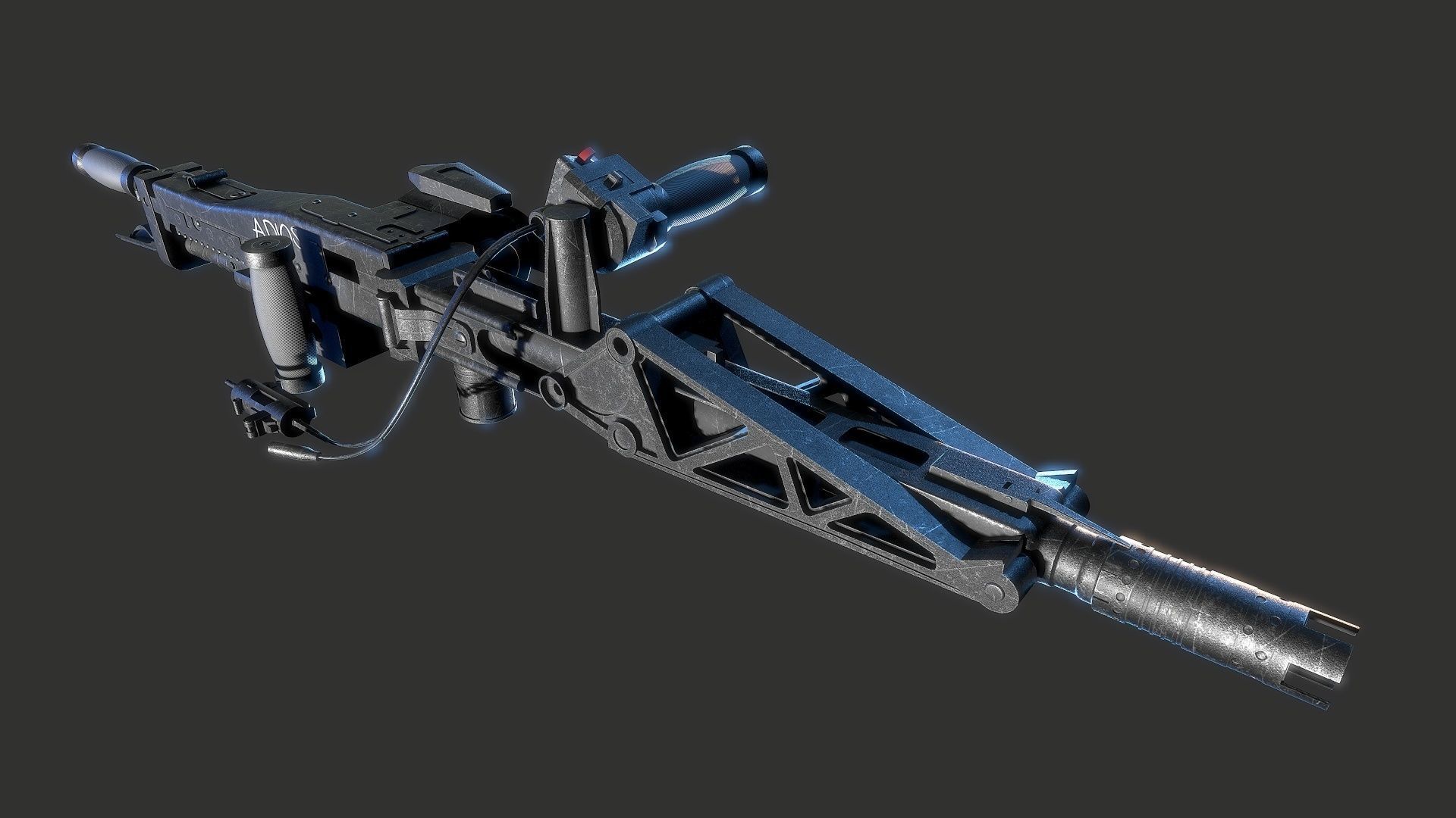 M56 Smartgun Aliens 3D model | CGTrader