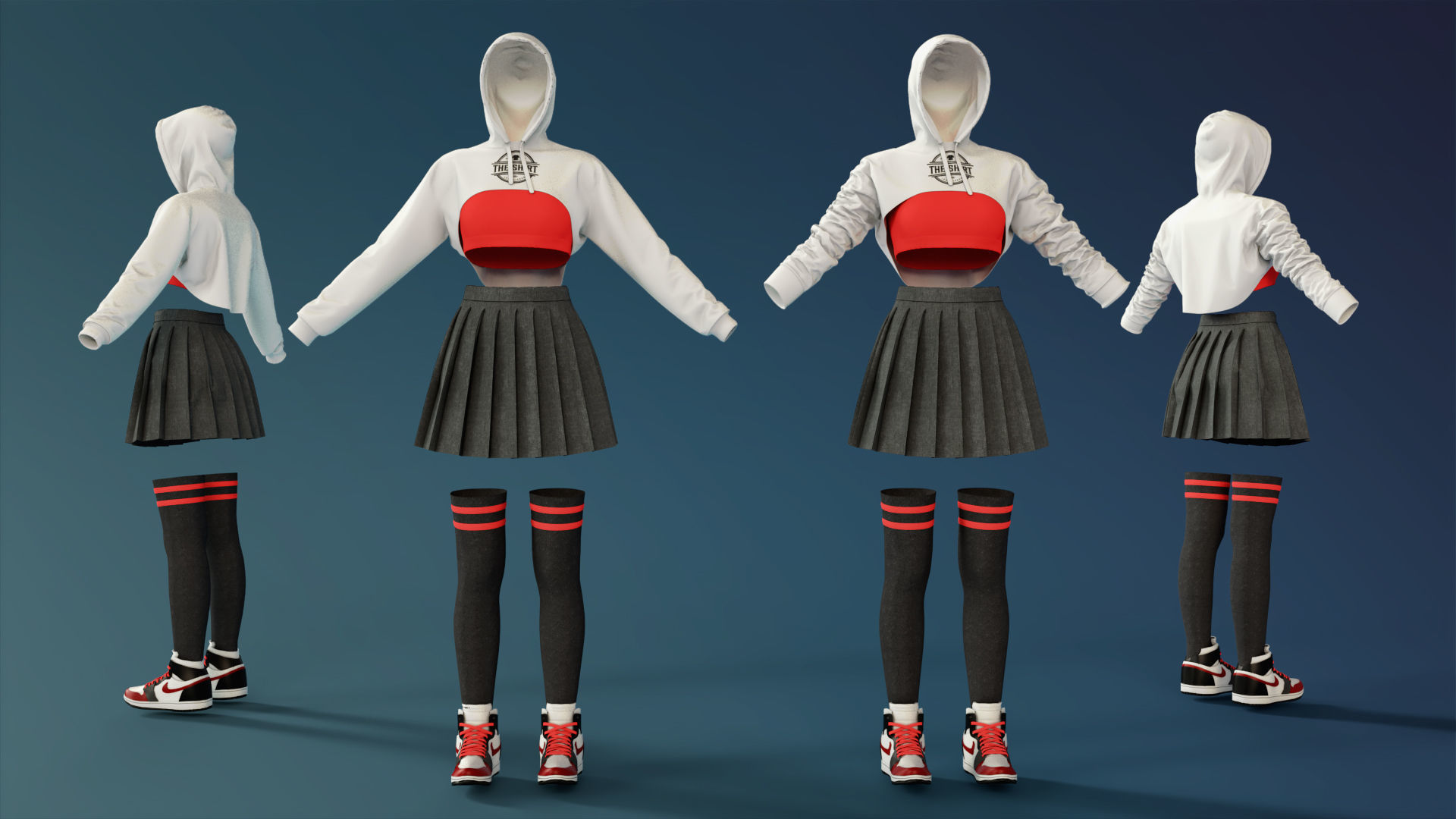 3D Female Outfit | CGTrader