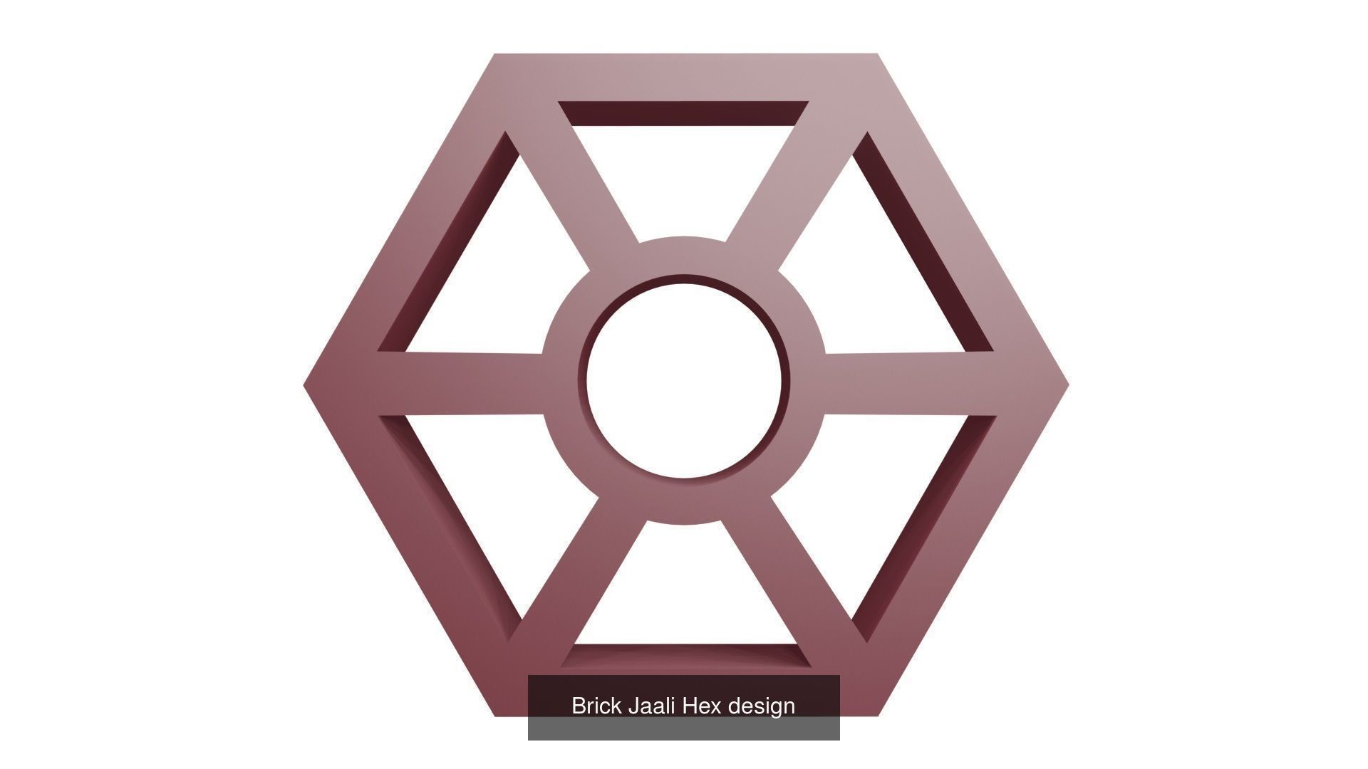 Bricks Jaali Style Designer 3D Model Collection | CGTrader