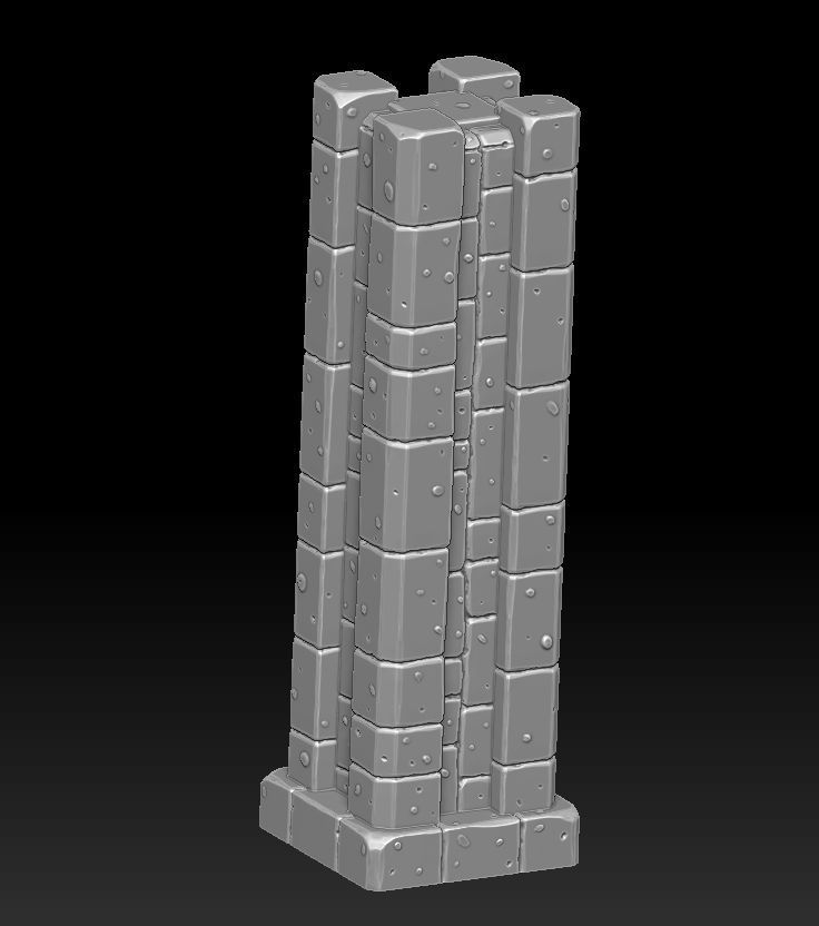 Fantasy obelisk 2 3d print 3D model 3D printable | CGTrader