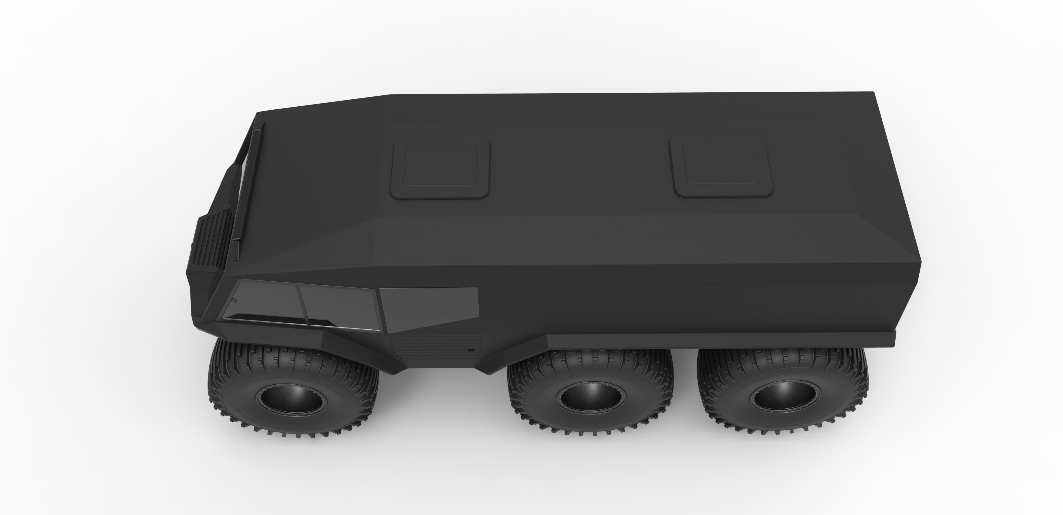 Atlas ATV 6x6 concept 3D model | CGTrader