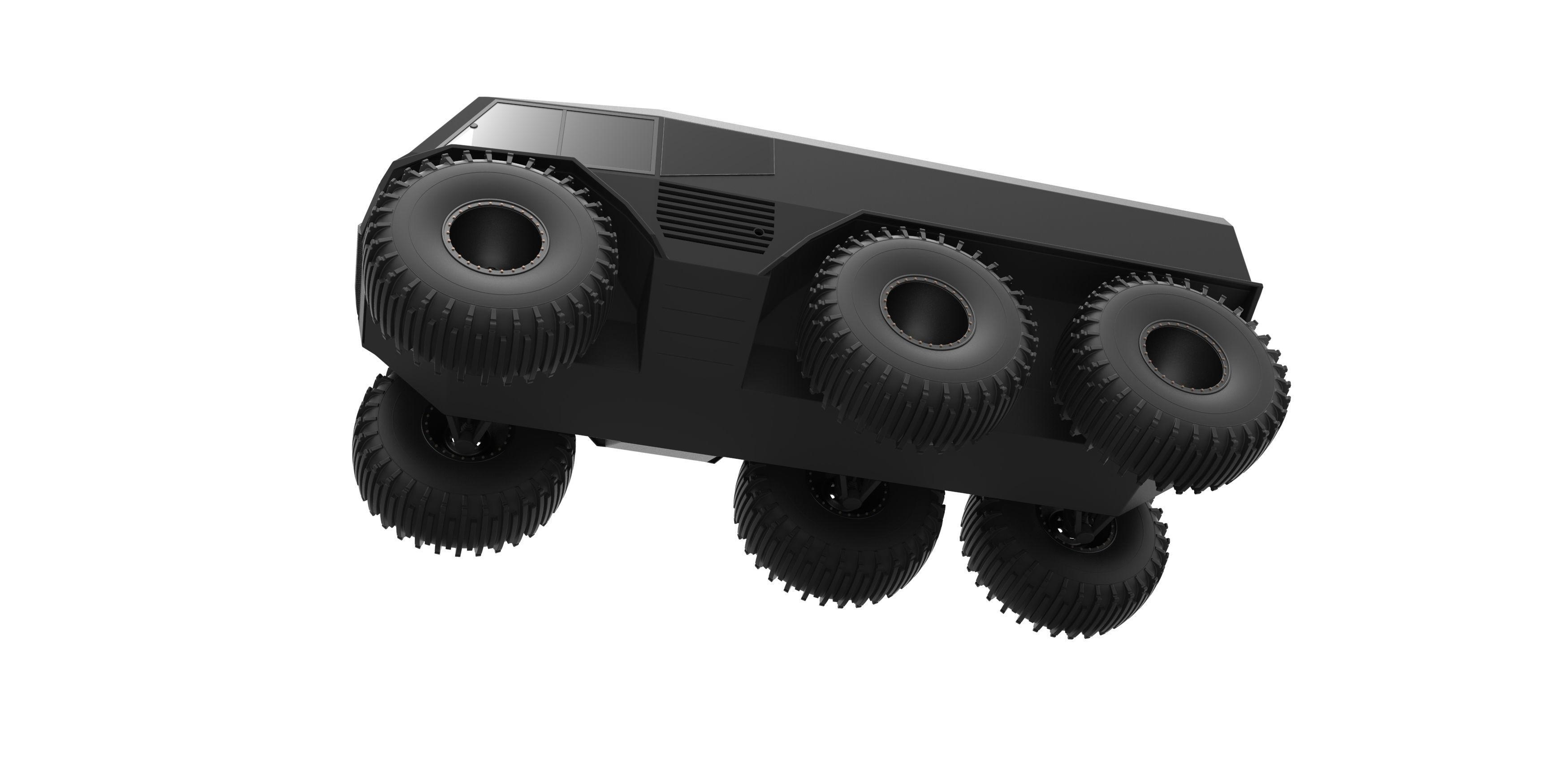 Atlas ATV 6x6 concept 3D model | CGTrader