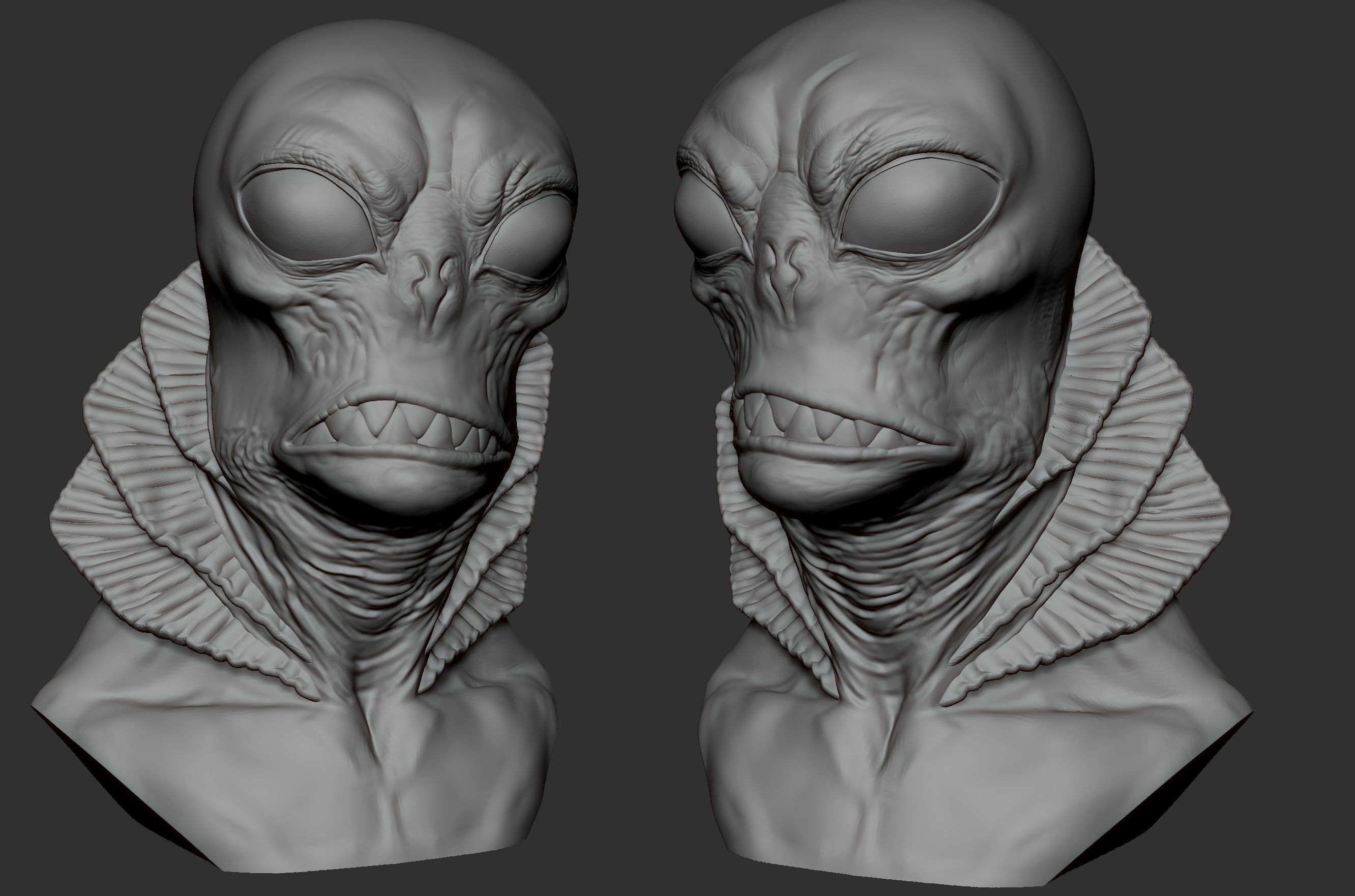 Abraham Sapien Bust free 3D model 3D printable | CGTrader
