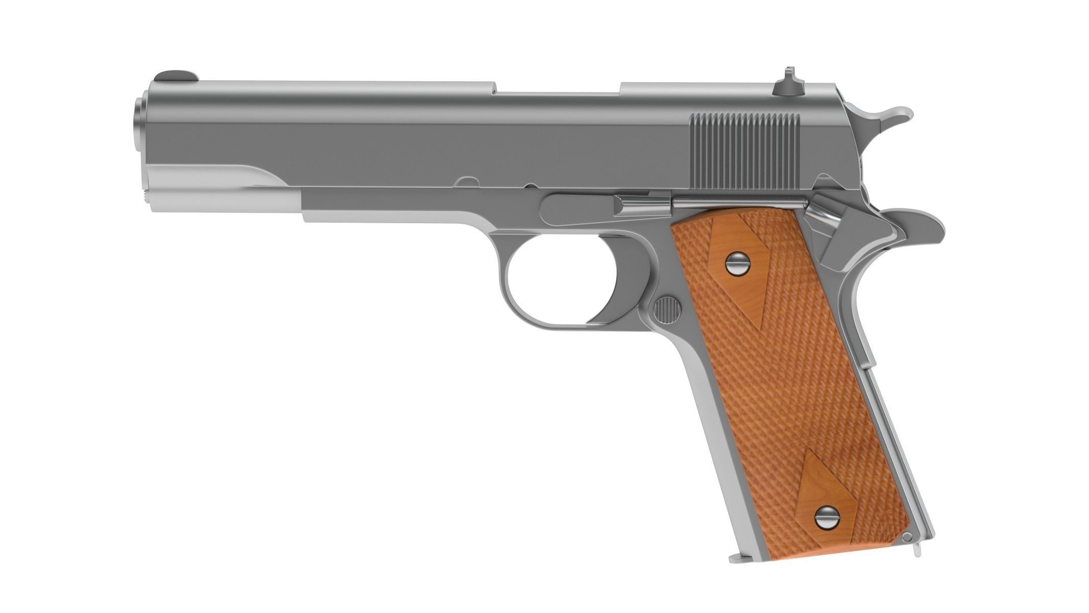 Dan Wesson M1911 ACP pistol 3D model | CGTrader