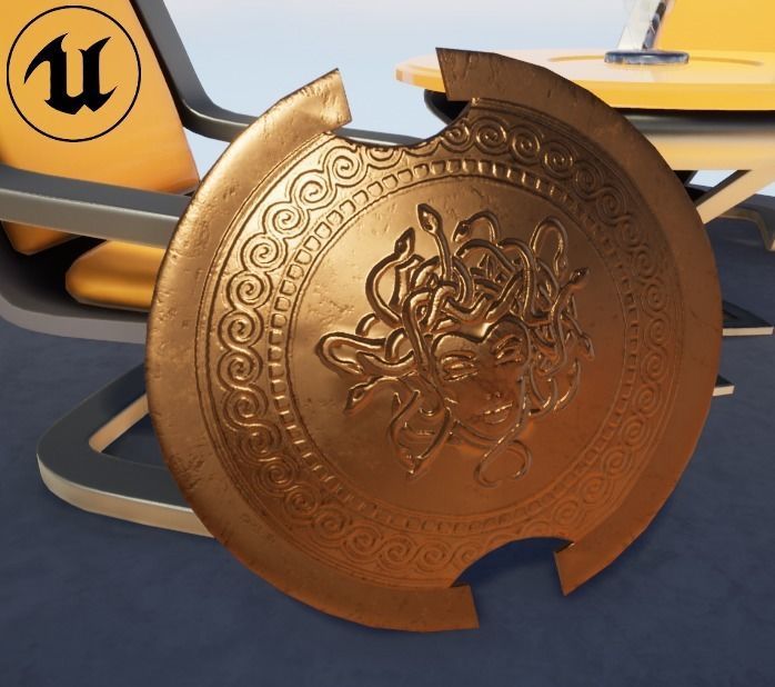 3D model Ancient Greece weapons pack by ArtBaseOfATLAS VR / AR / low ...