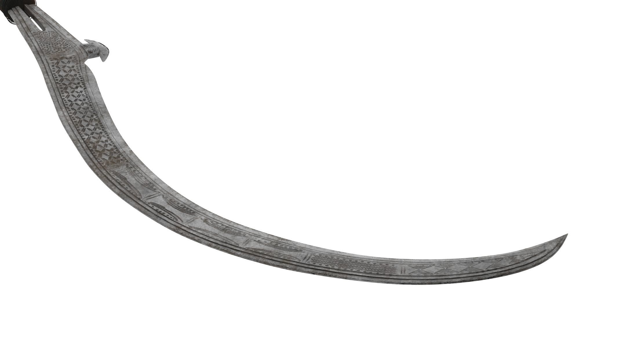 3D model Mambele hybrid Knife Axe VR / AR / low-poly | CGTrader