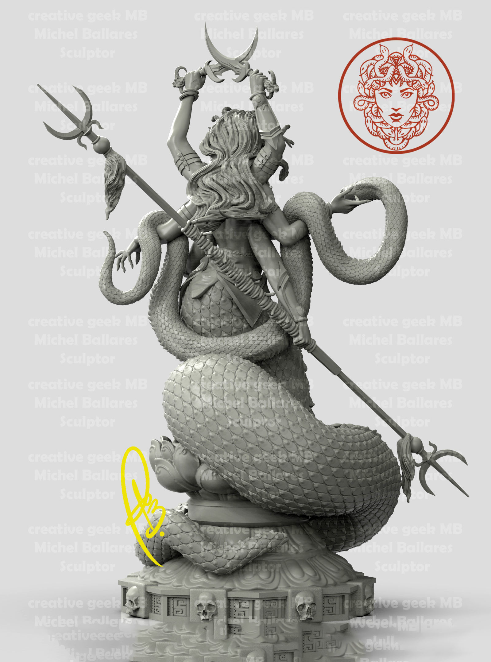 MARILITH BY CREATIVE GEEK MB 3D model 3D printable | CGTrader