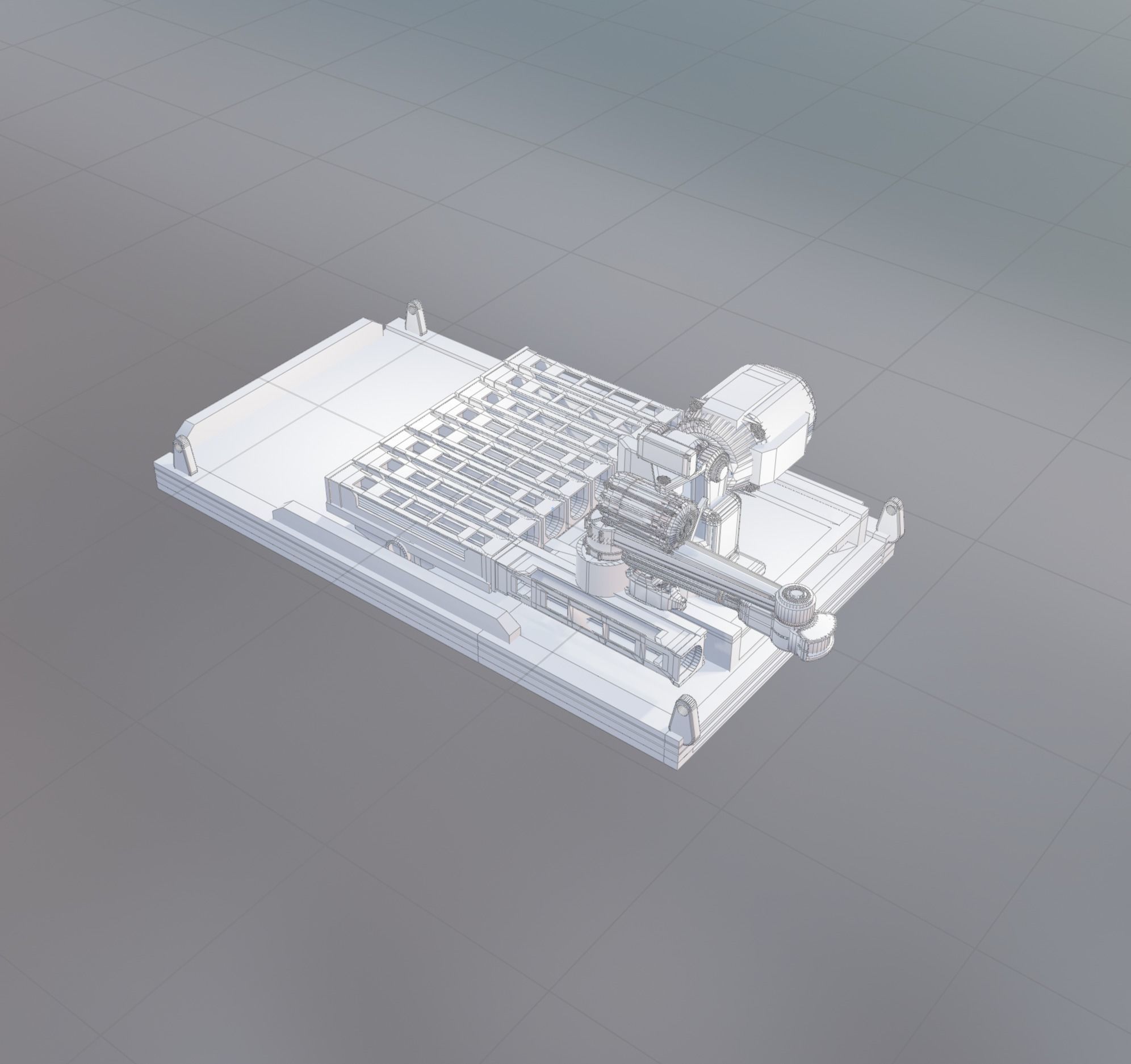 Robot Launcher Unit 3D model | CGTrader