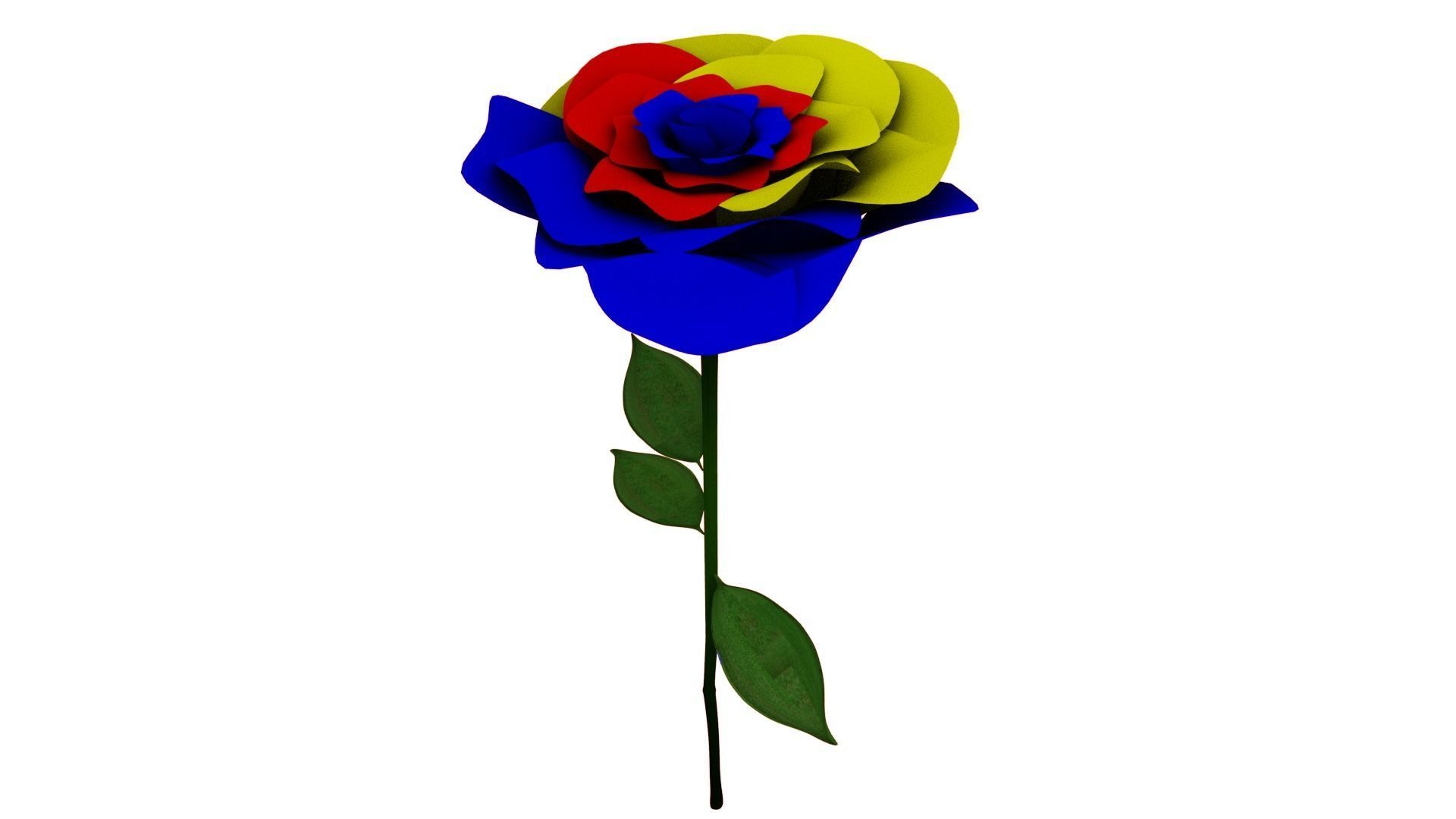 3D model Rose flower model VR / AR / low-poly | CGTrader