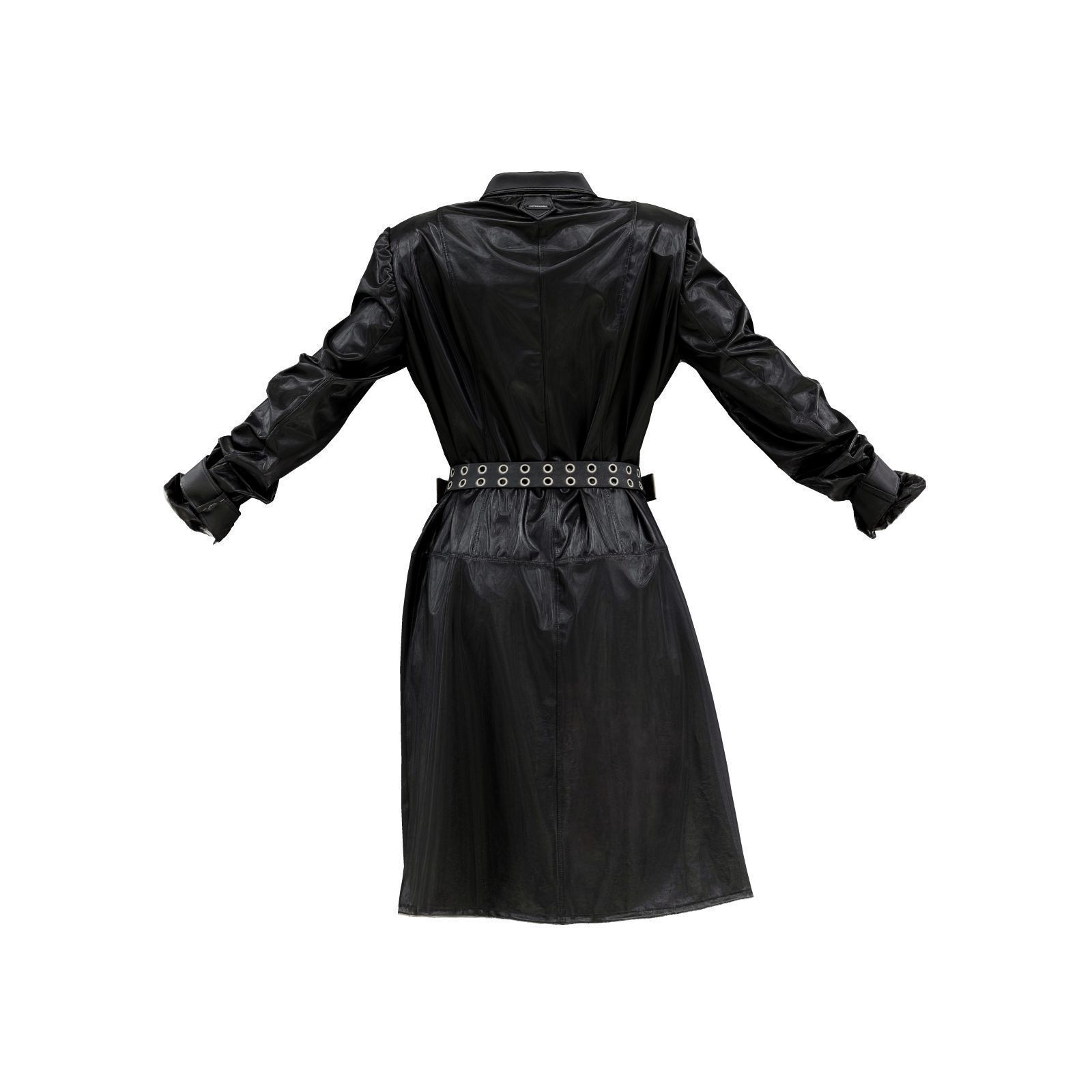 CATANZARO Belted Fetish Coat 3D model | CGTrader