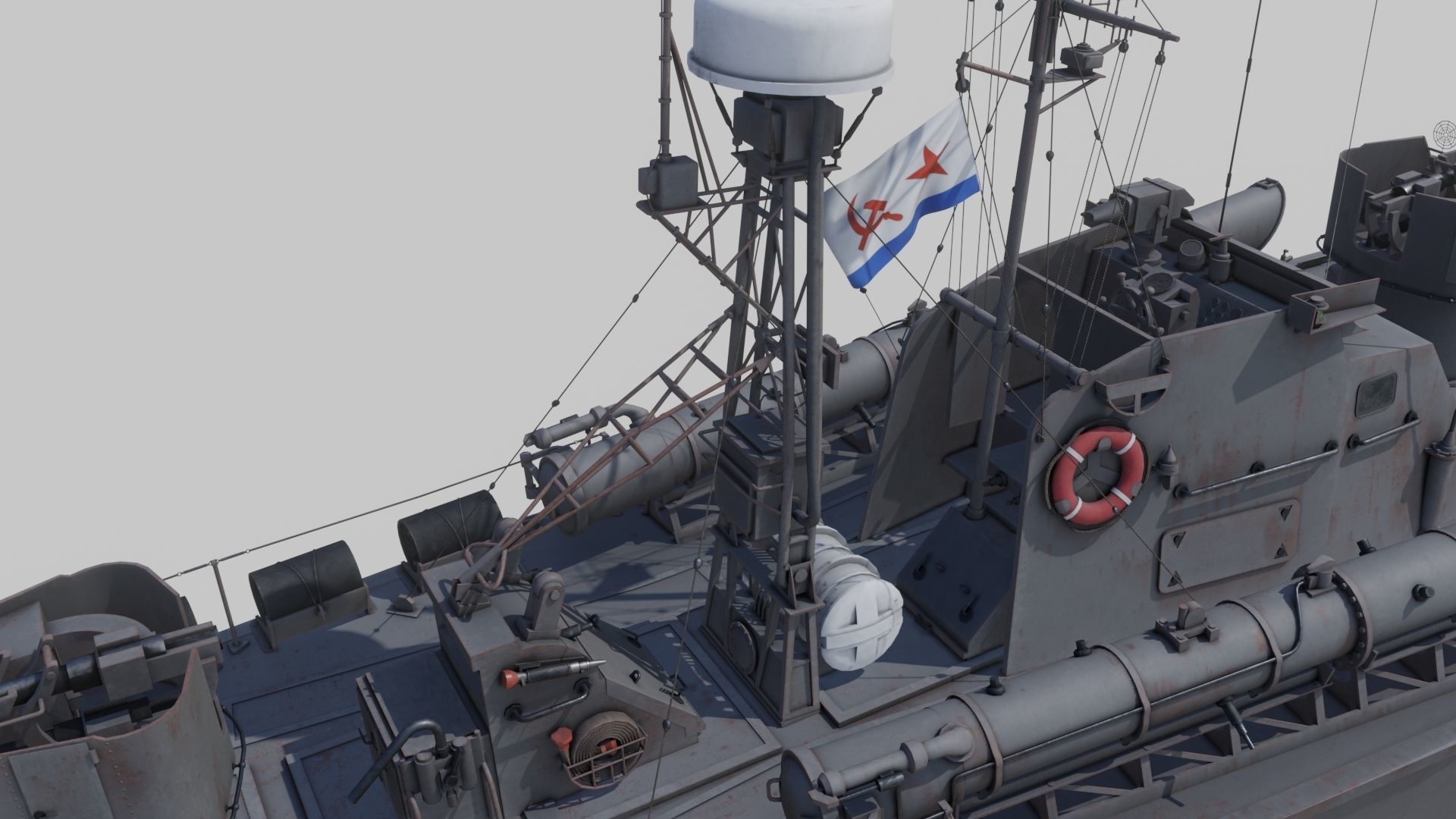 3D model Torpedo boat project 183 VR / AR / low-poly | CGTrader