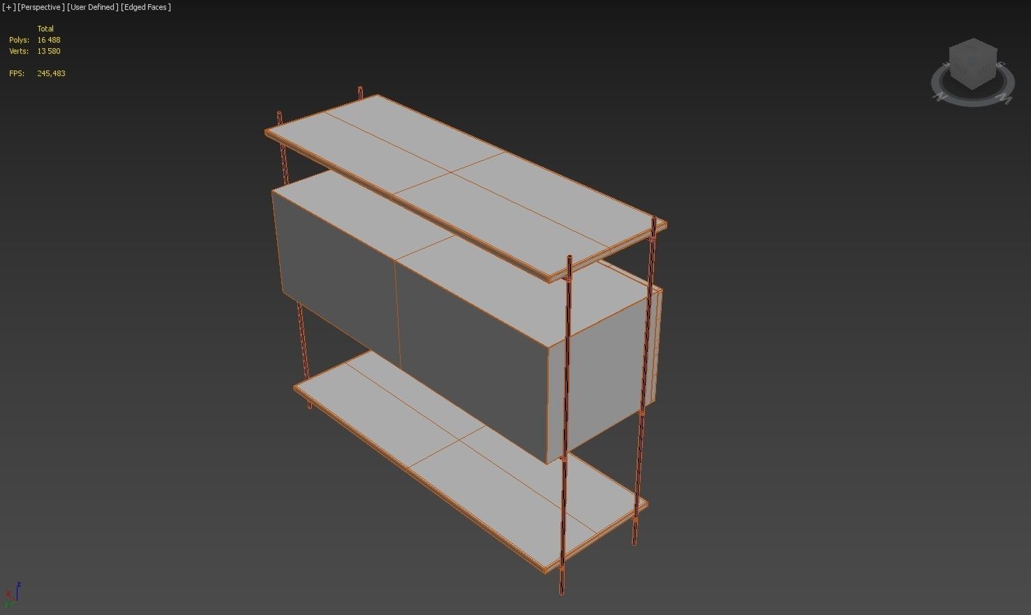 Hubsch Console table 3D model | CGTrader
