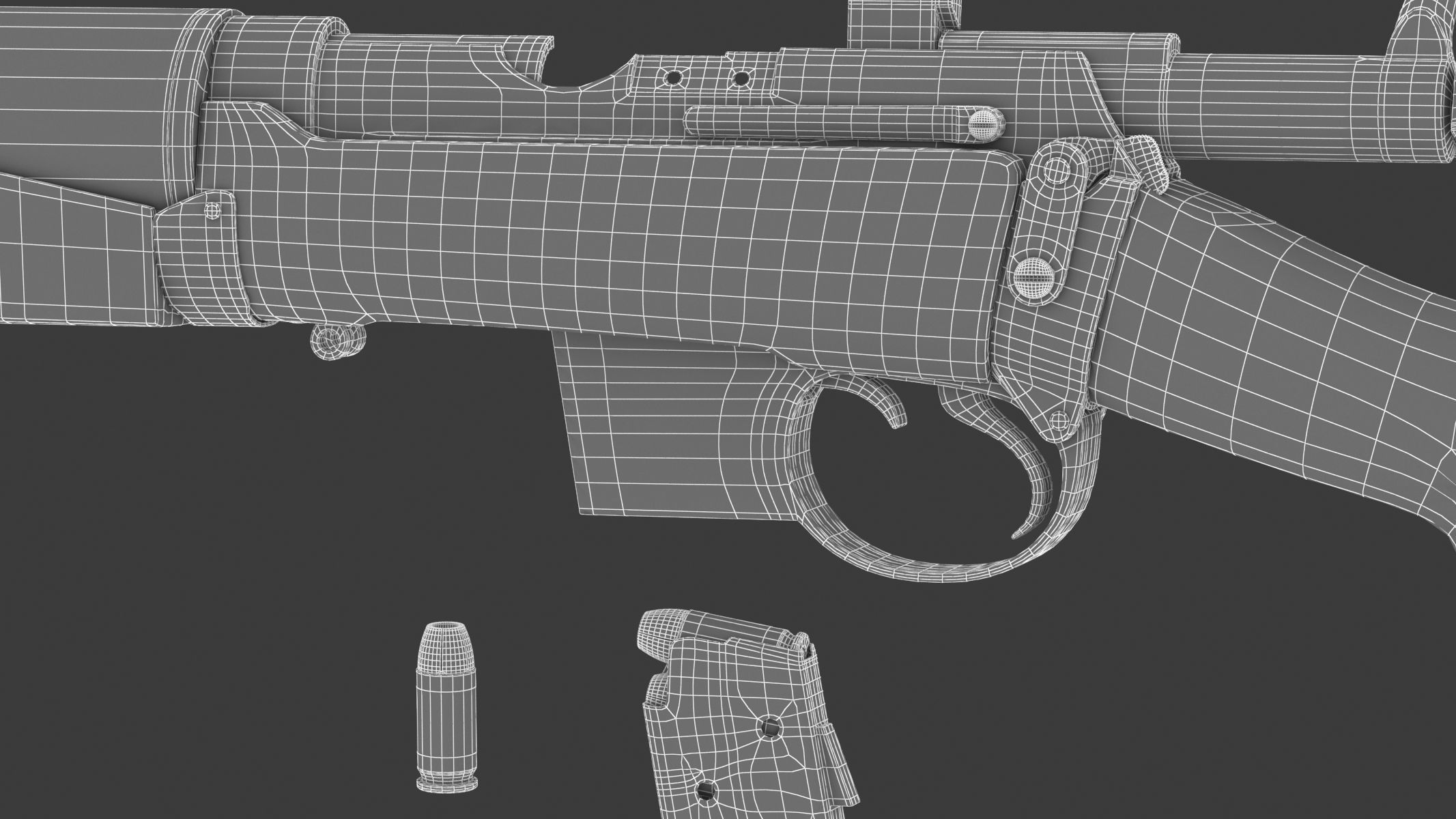 De Lisle Carbine 3D model | CGTrader