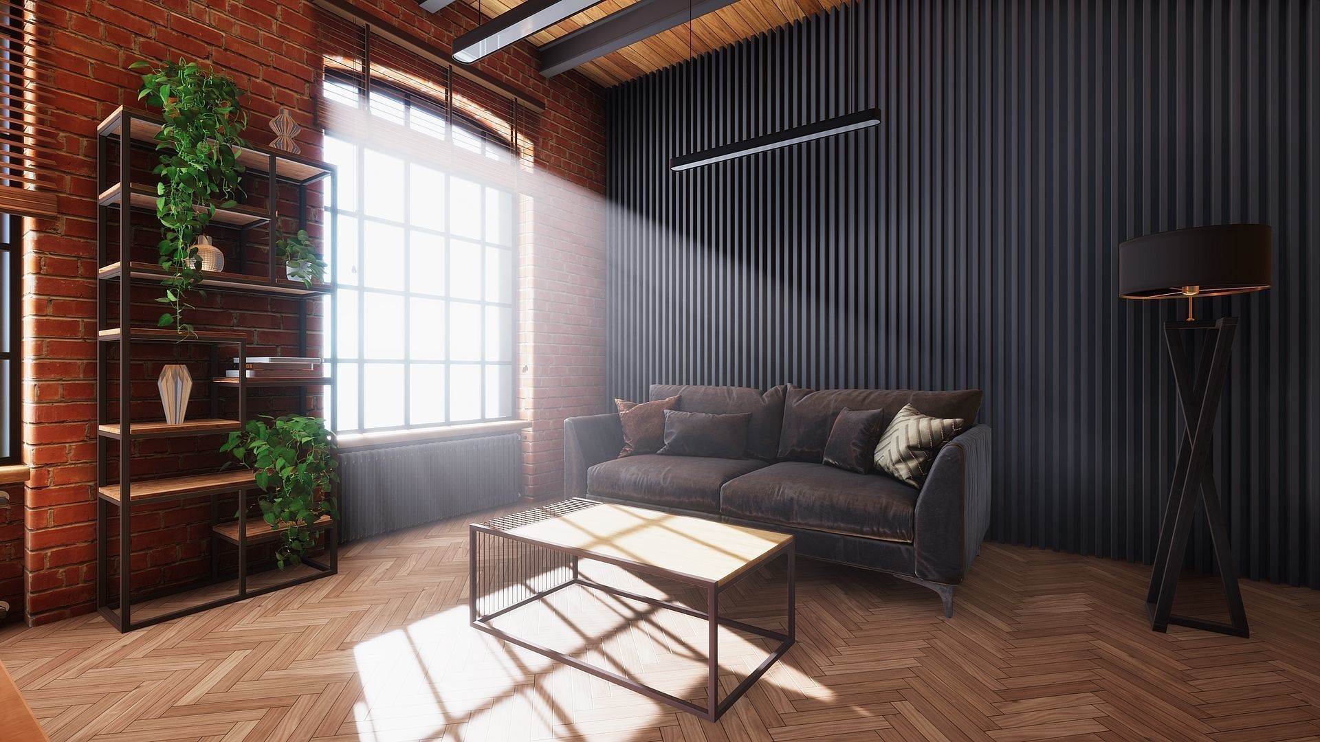 3D model HQ ArchViz Modular Loft Office VR / AR / low-poly | CGTrader
