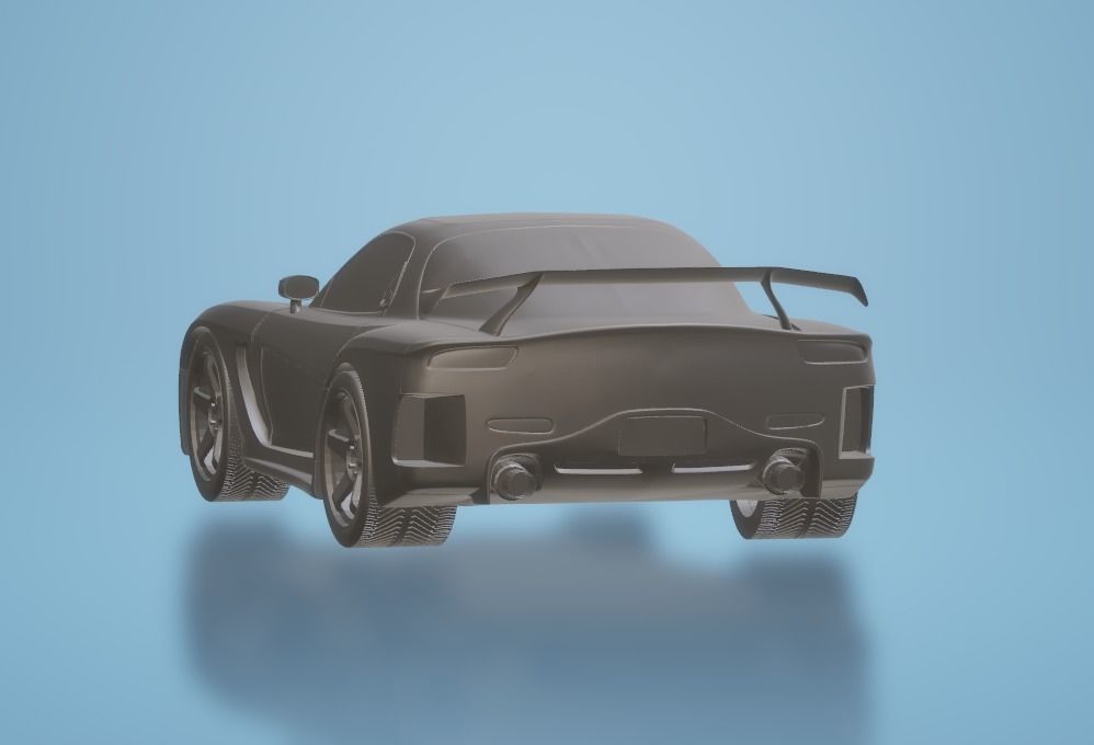 HANS MAZDA VEILSIDE RX-7 3D model 3D printable | CGTrader