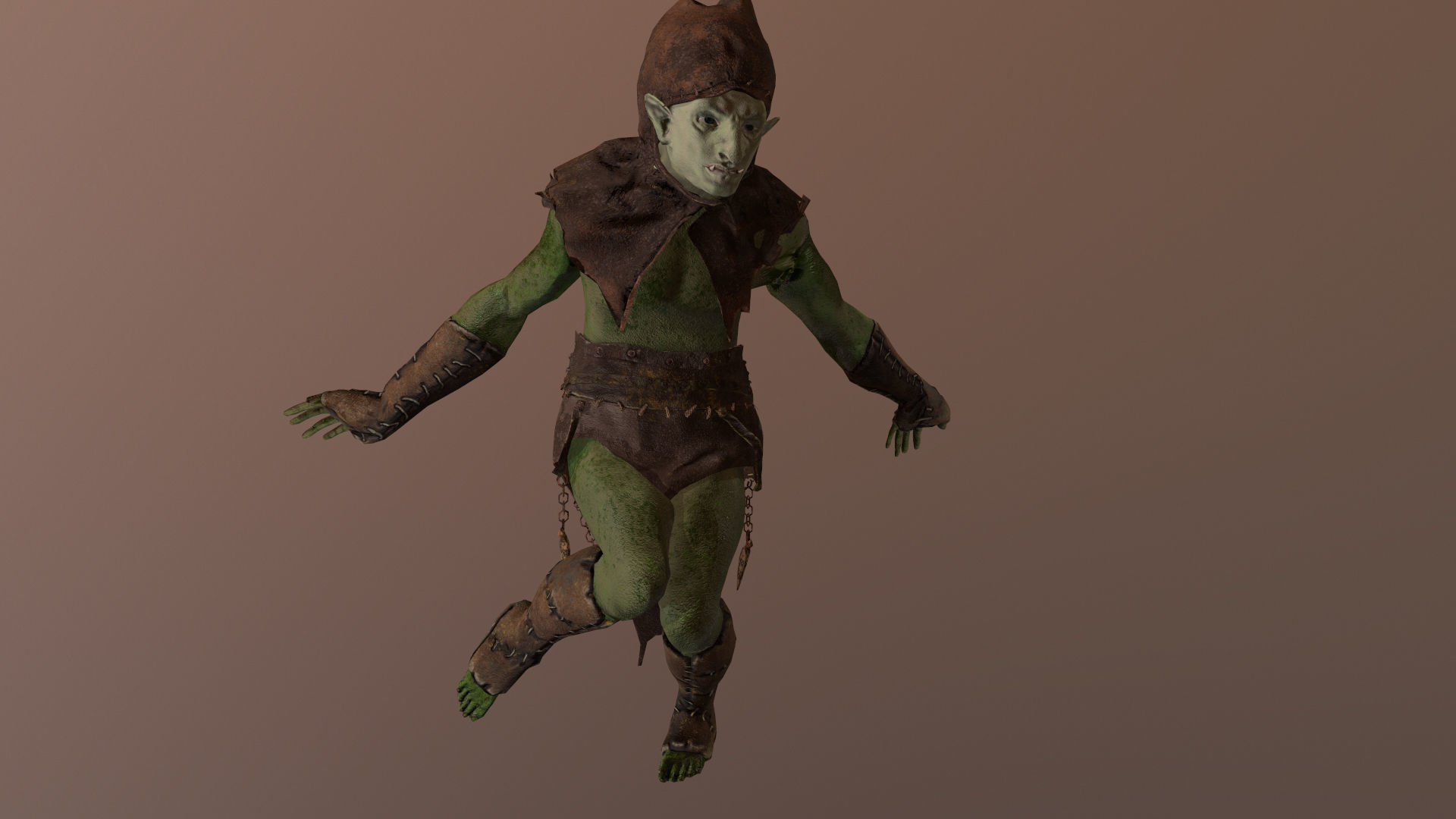 3D model Thin Orc VR / AR / low-poly rigged animated | CGTrader