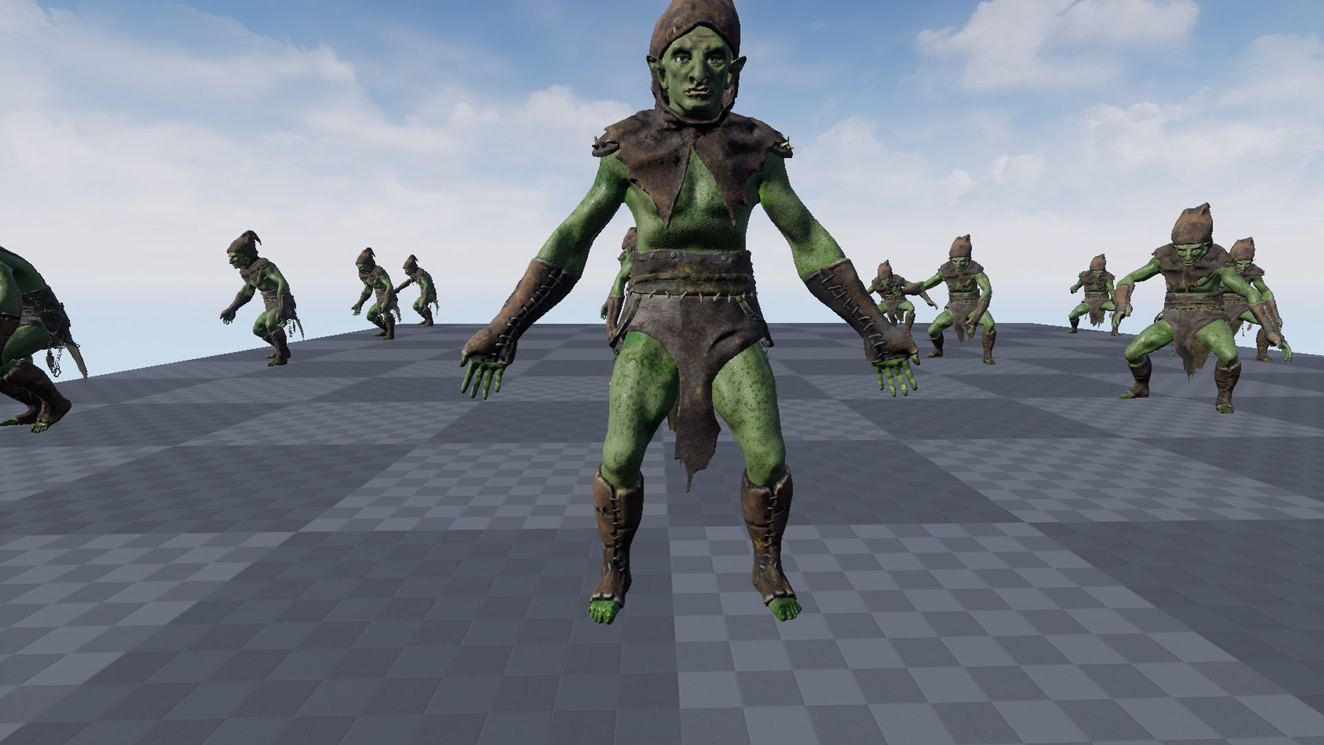 3D model Thin Orc VR / AR / low-poly rigged animated | CGTrader