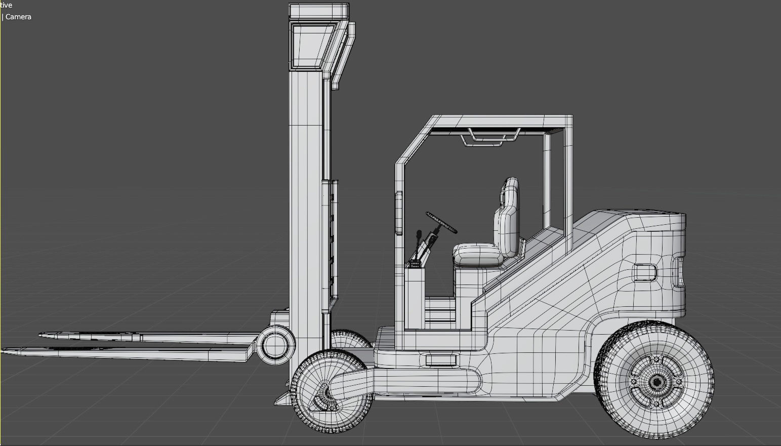 Warehouse Forklift 3D model | CGTrader