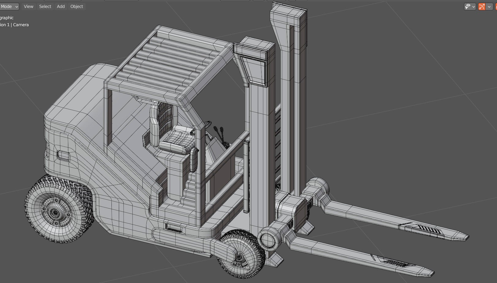 Warehouse Forklift 3D model | CGTrader