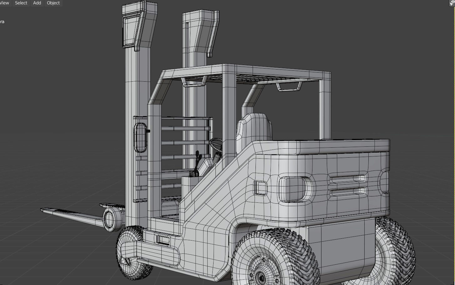 Warehouse Forklift 3D model | CGTrader