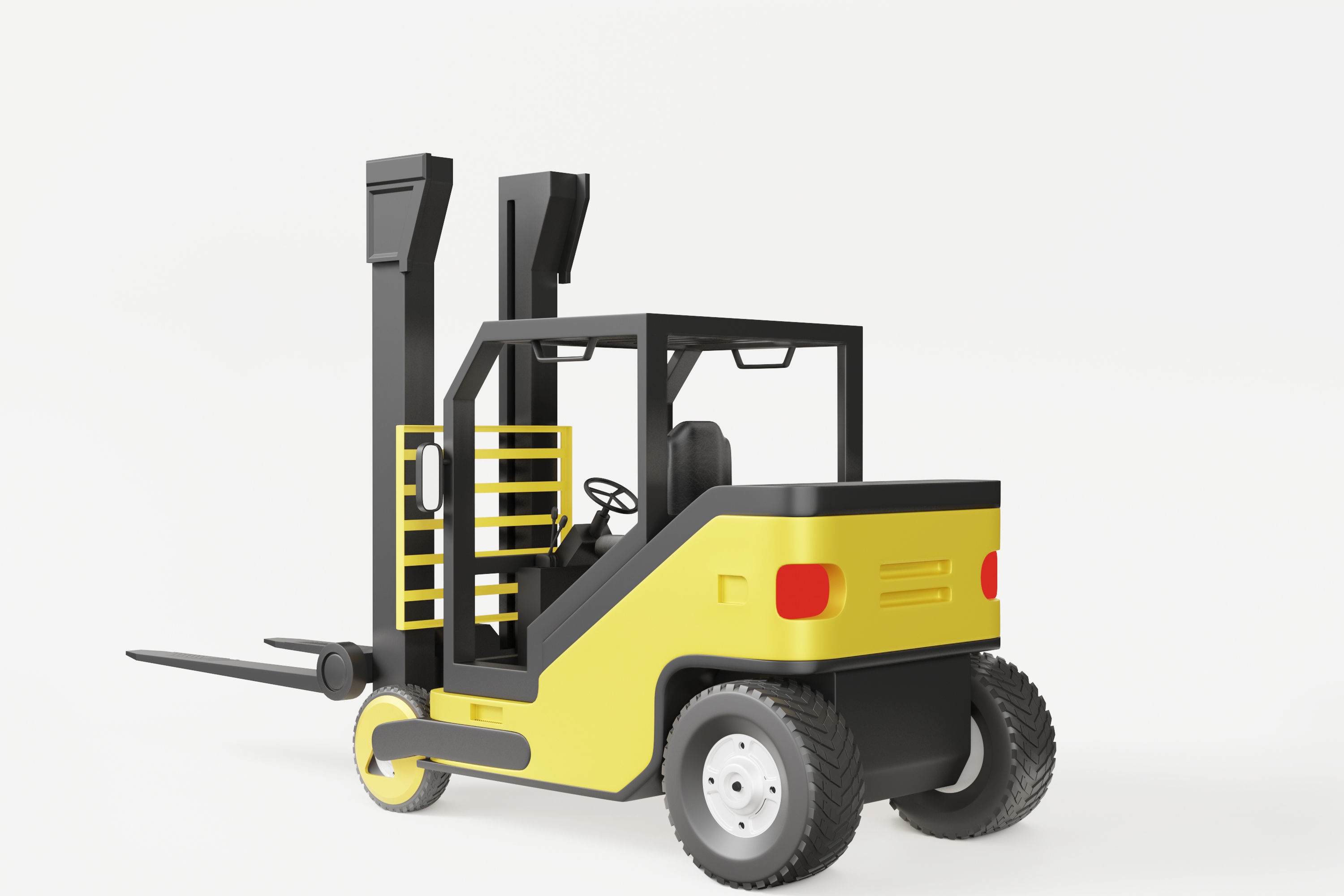 Warehouse Forklift 3D model | CGTrader
