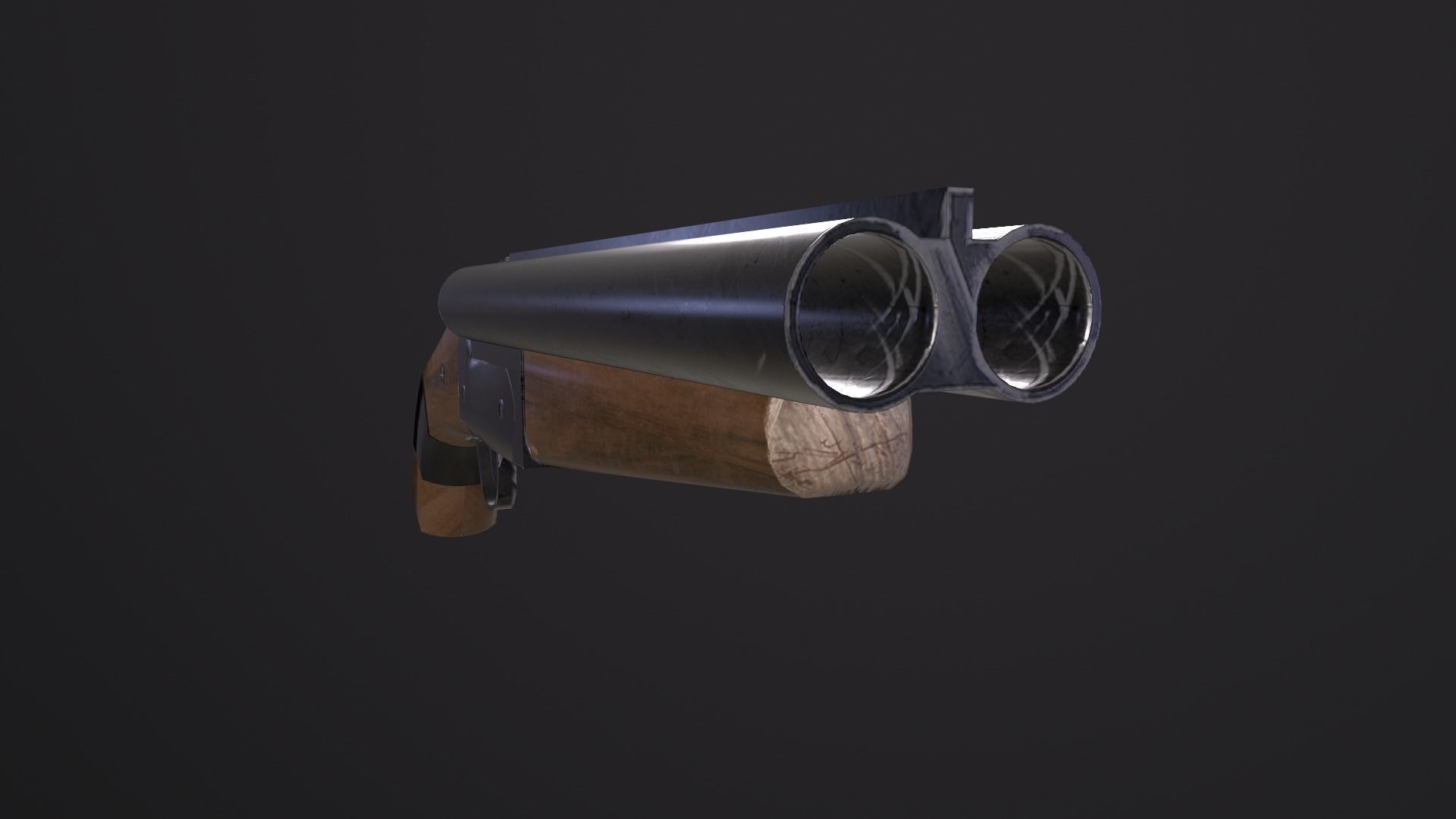 3D model Sawed Off Shotgun VR / AR / low-poly | CGTrader