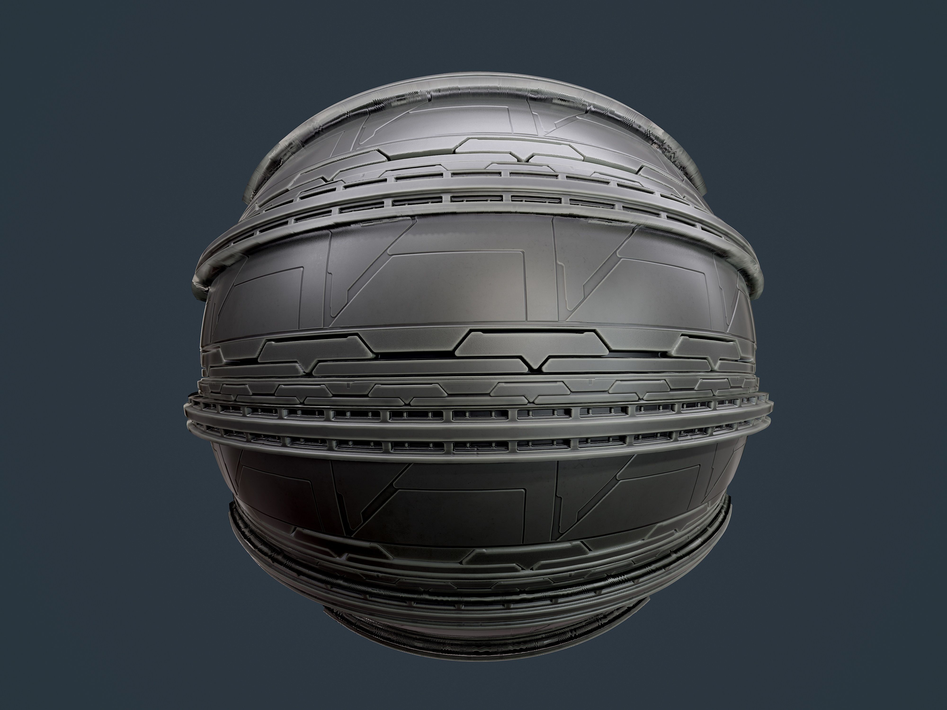 Sci-Fi Military Seamless PBR Texture 110 3D model