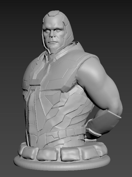 INJUSTICE 2 DARKSEID BUST 3D model 3D printable | CGTrader