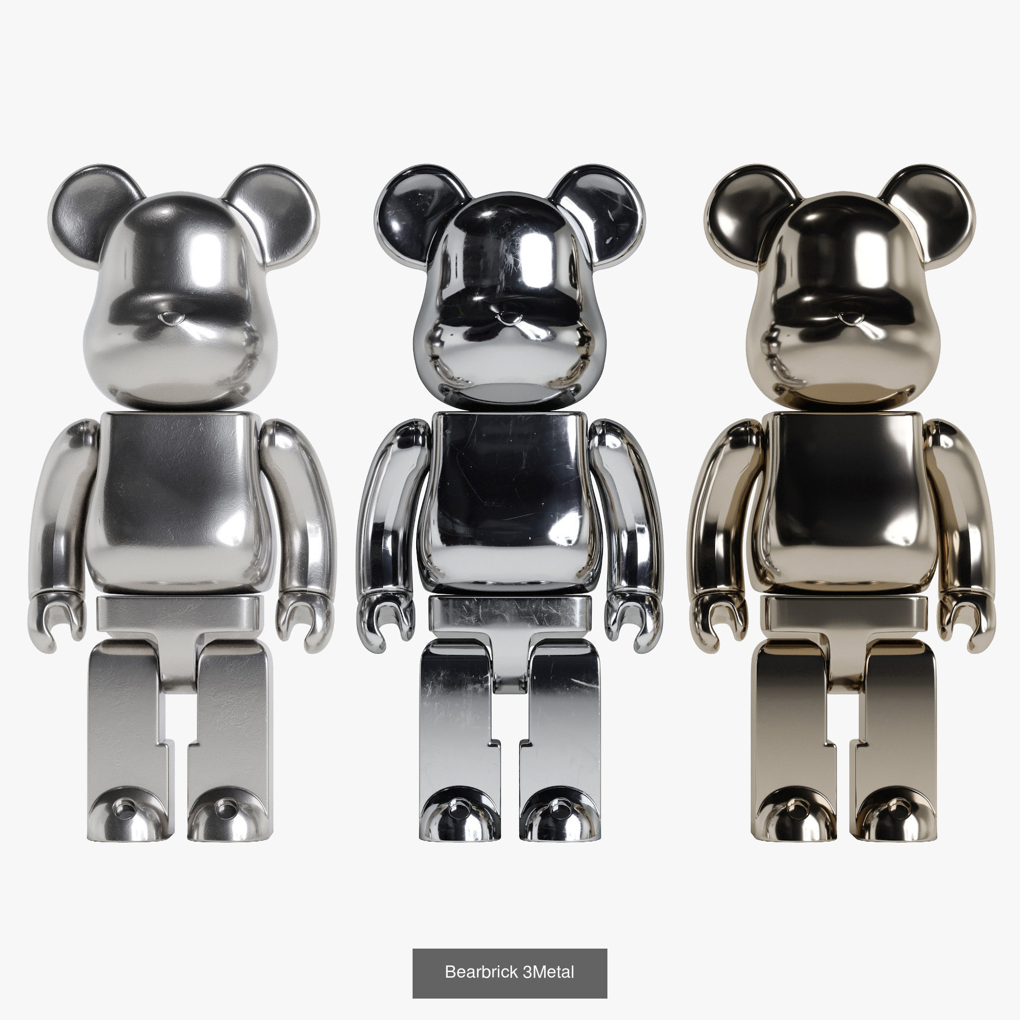Bearbrick 1 3D Model Collection | CGTrader
