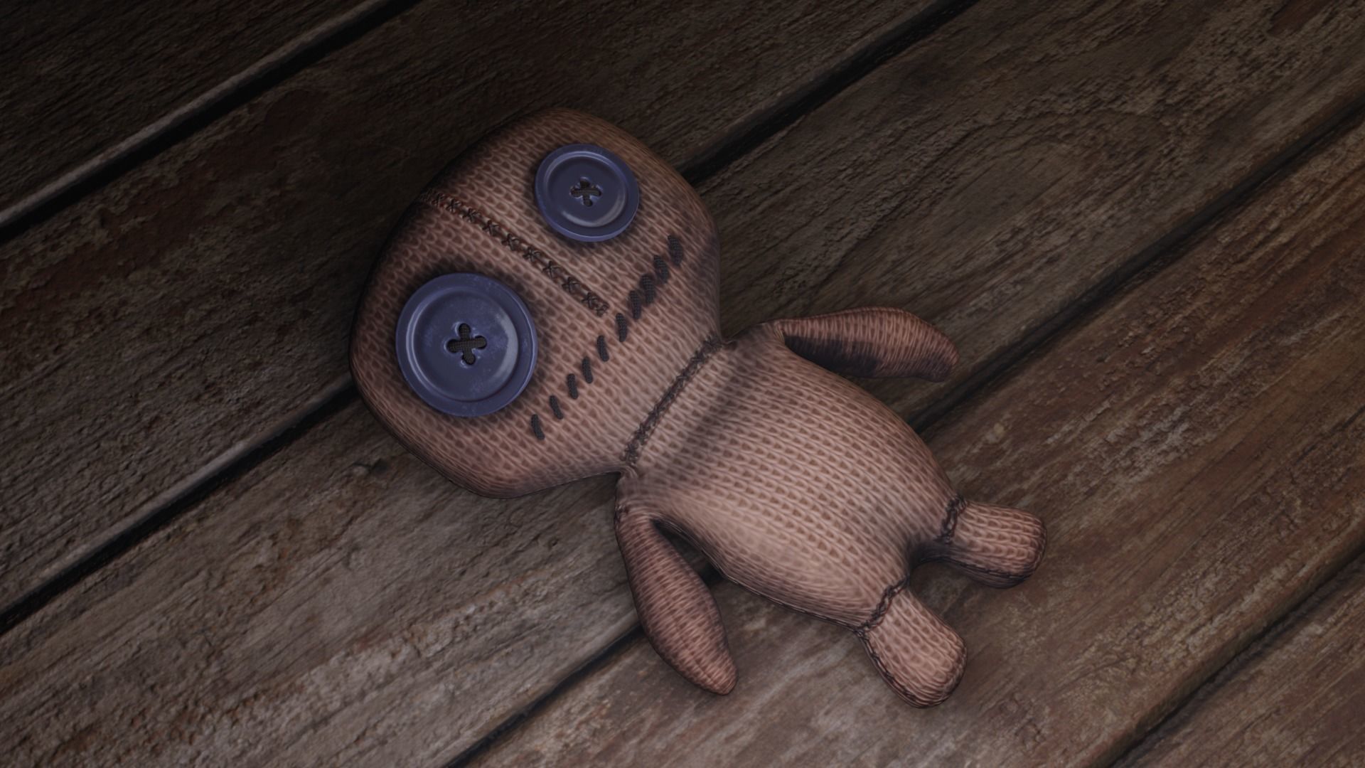 3D model voodoo puppet VR / AR / low-poly | CGTrader