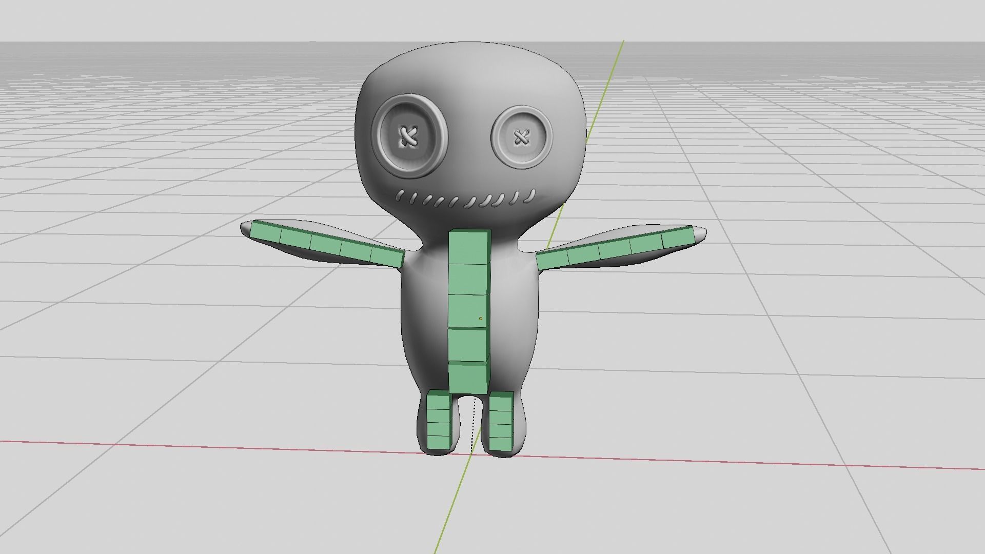 3D model voodoo puppet VR / AR / low-poly | CGTrader