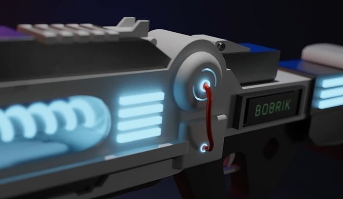 FLAT GUN free VR / AR / low-poly 3D model | CGTrader