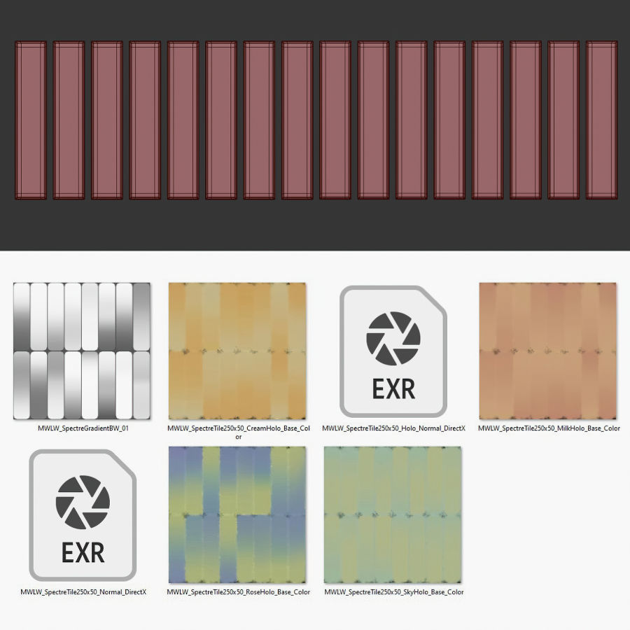 Spectre Tile 3D model | CGTrader