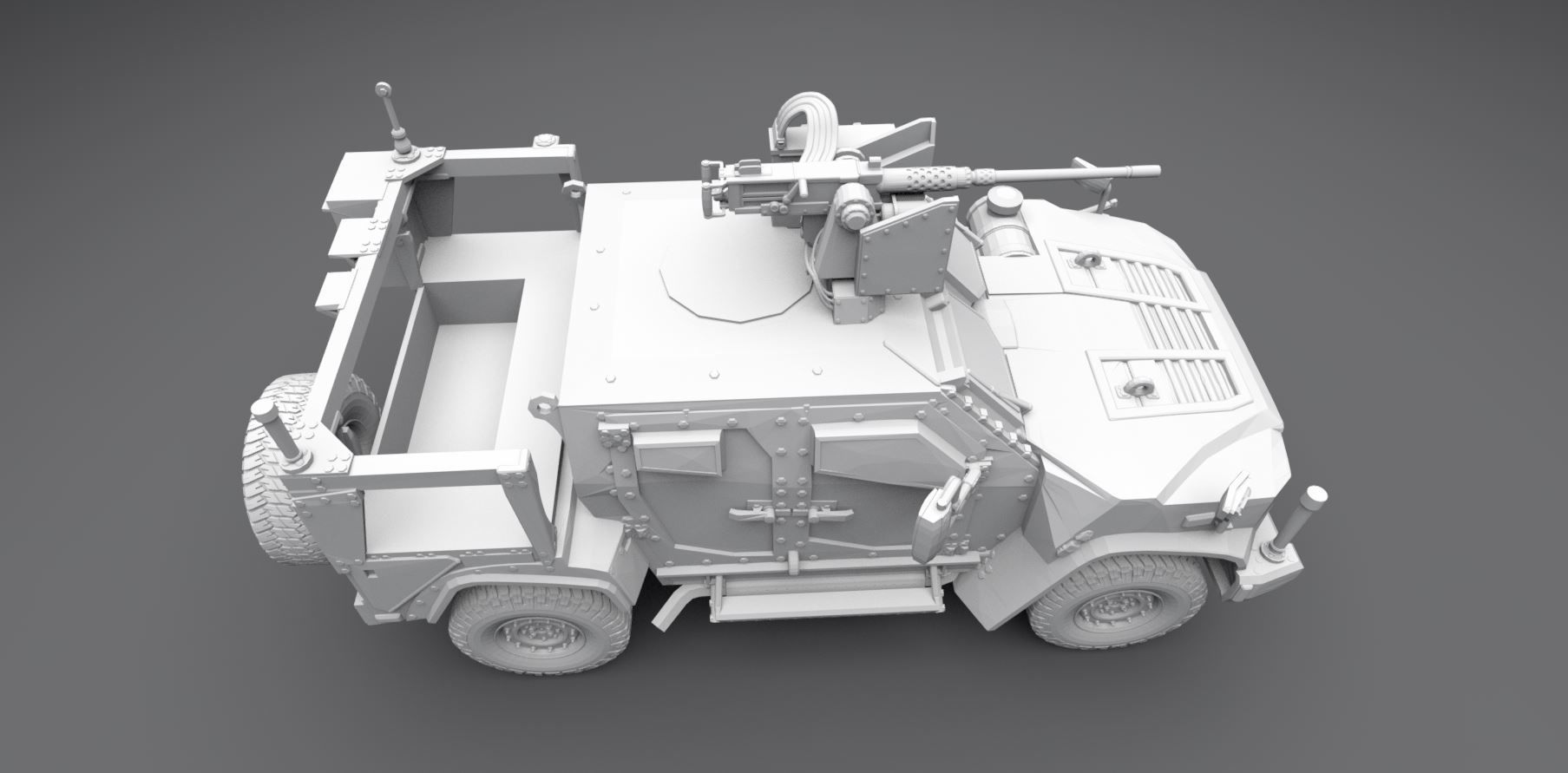 OSHKOSH JLTV CROWS Scale model 3D model 3D printable | CGTrader