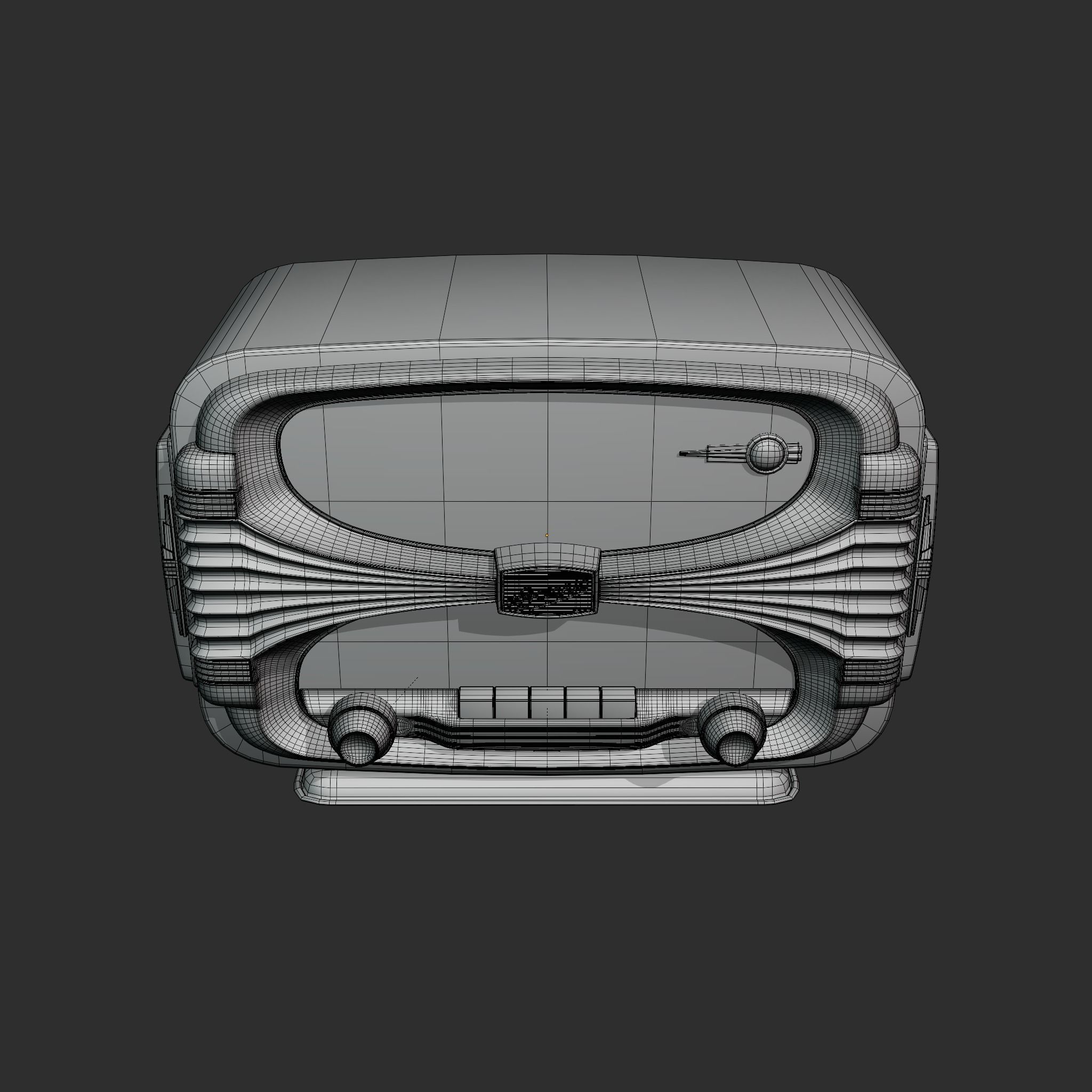 3D model Retro radio Oceanic Surcouf 3D model VR / AR / low-poly | CGTrader