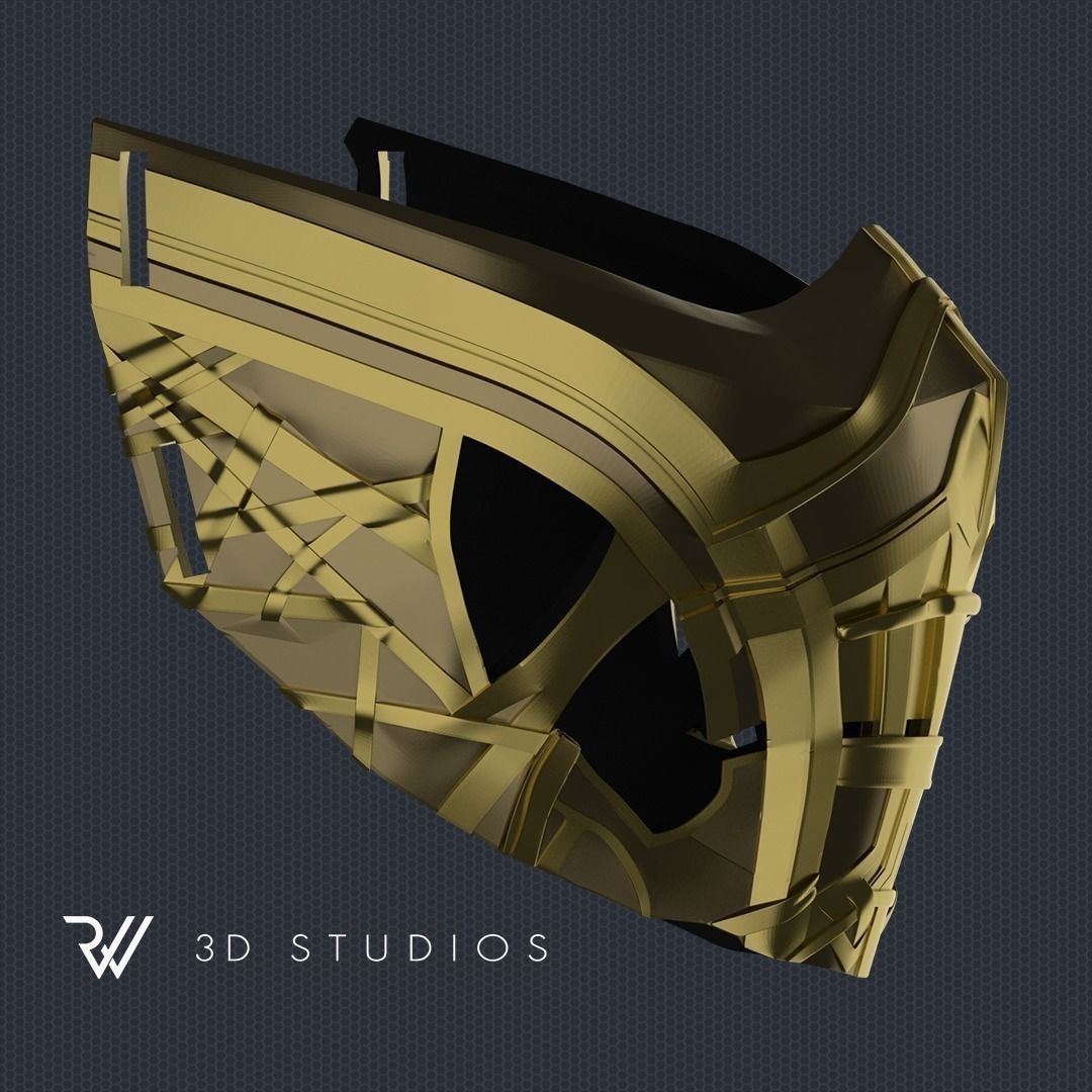 Scorpion New Mask - Mortal Kombat Movie 2021 - STL File 3D model 3D ...