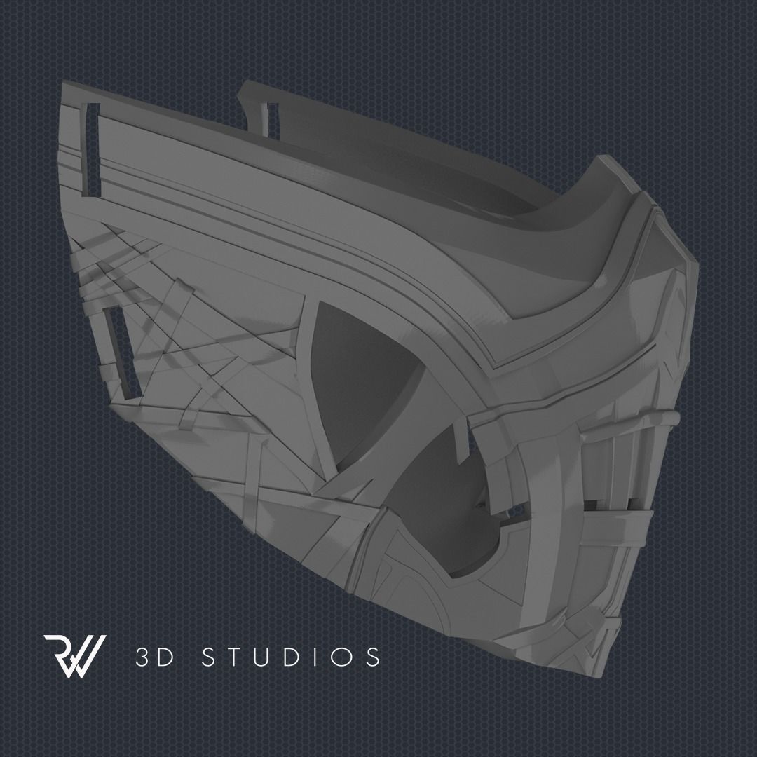 Scorpion New Mask - Mortal Kombat Movie 2021 - STL File 3D model 3D ...