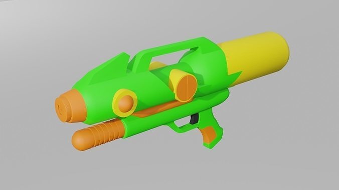 The water gun 3D model | CGTrader
