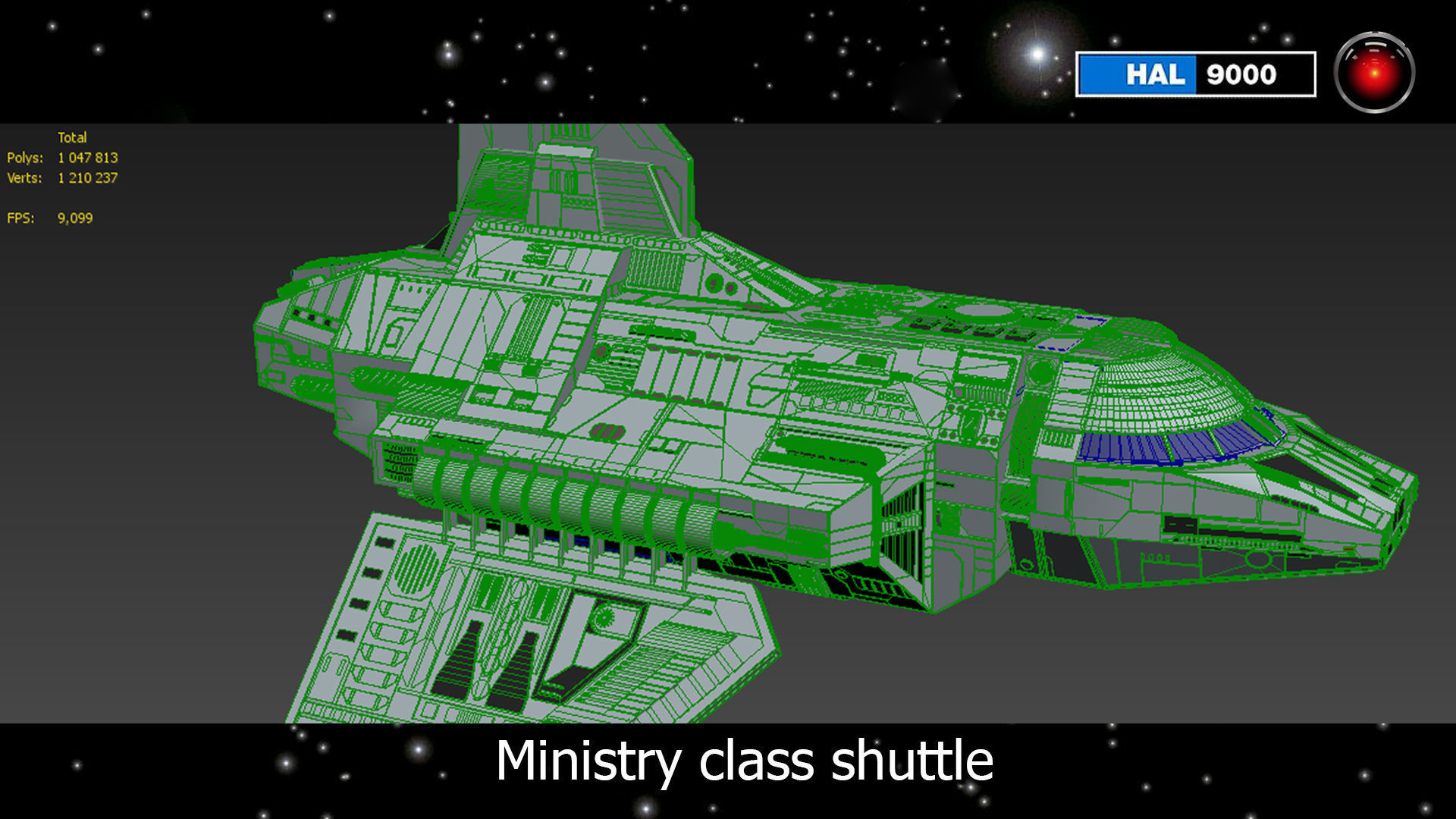 Ministry class shuttle wich interior 3D model animated | CGTrader