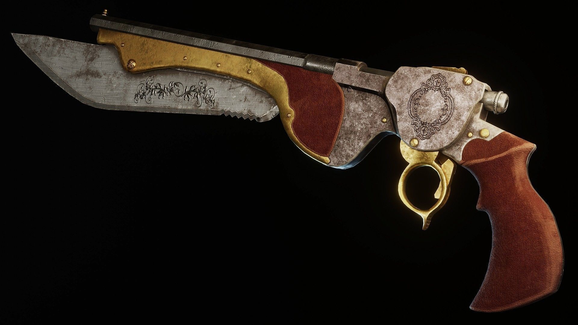 3D model Bittner M1896 2 versions VR / AR / low-poly | CGTrader