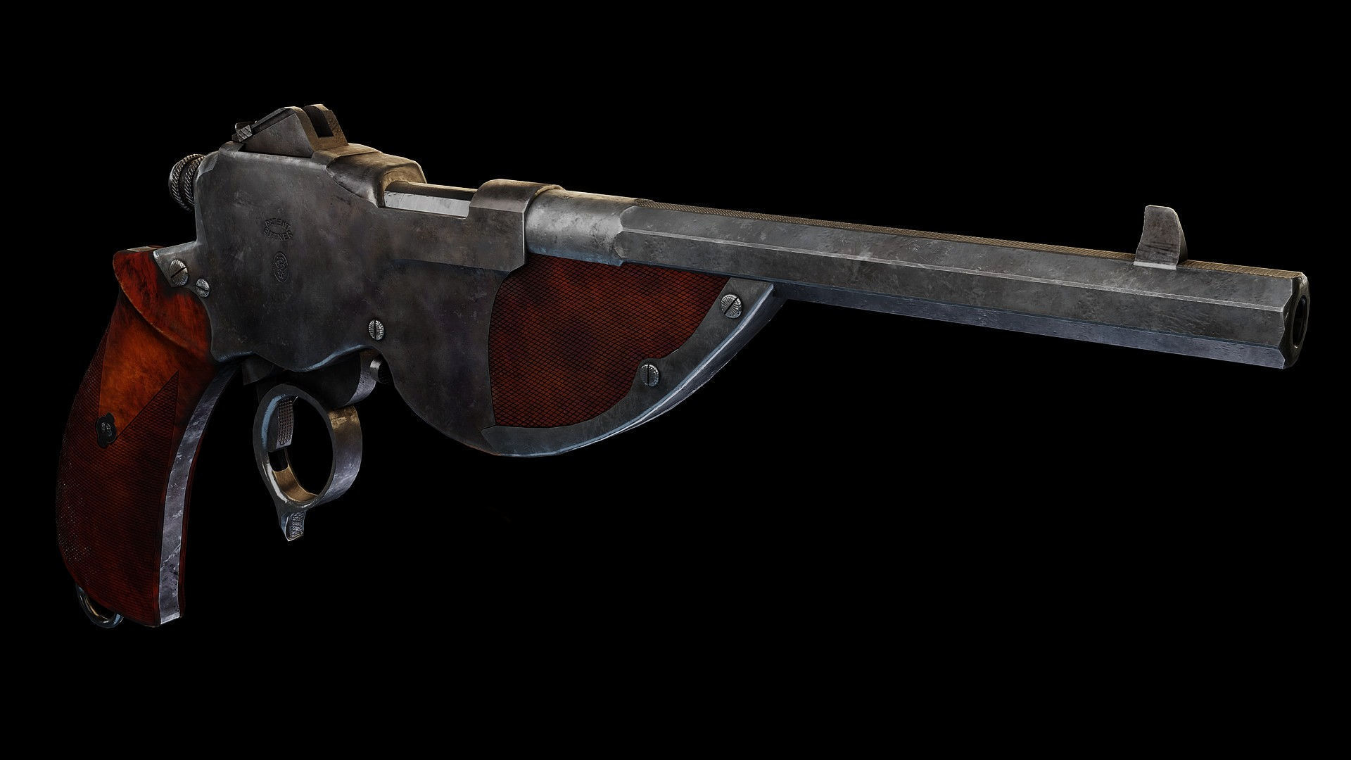 3D model Bittner M1896 2 versions VR / AR / low-poly | CGTrader