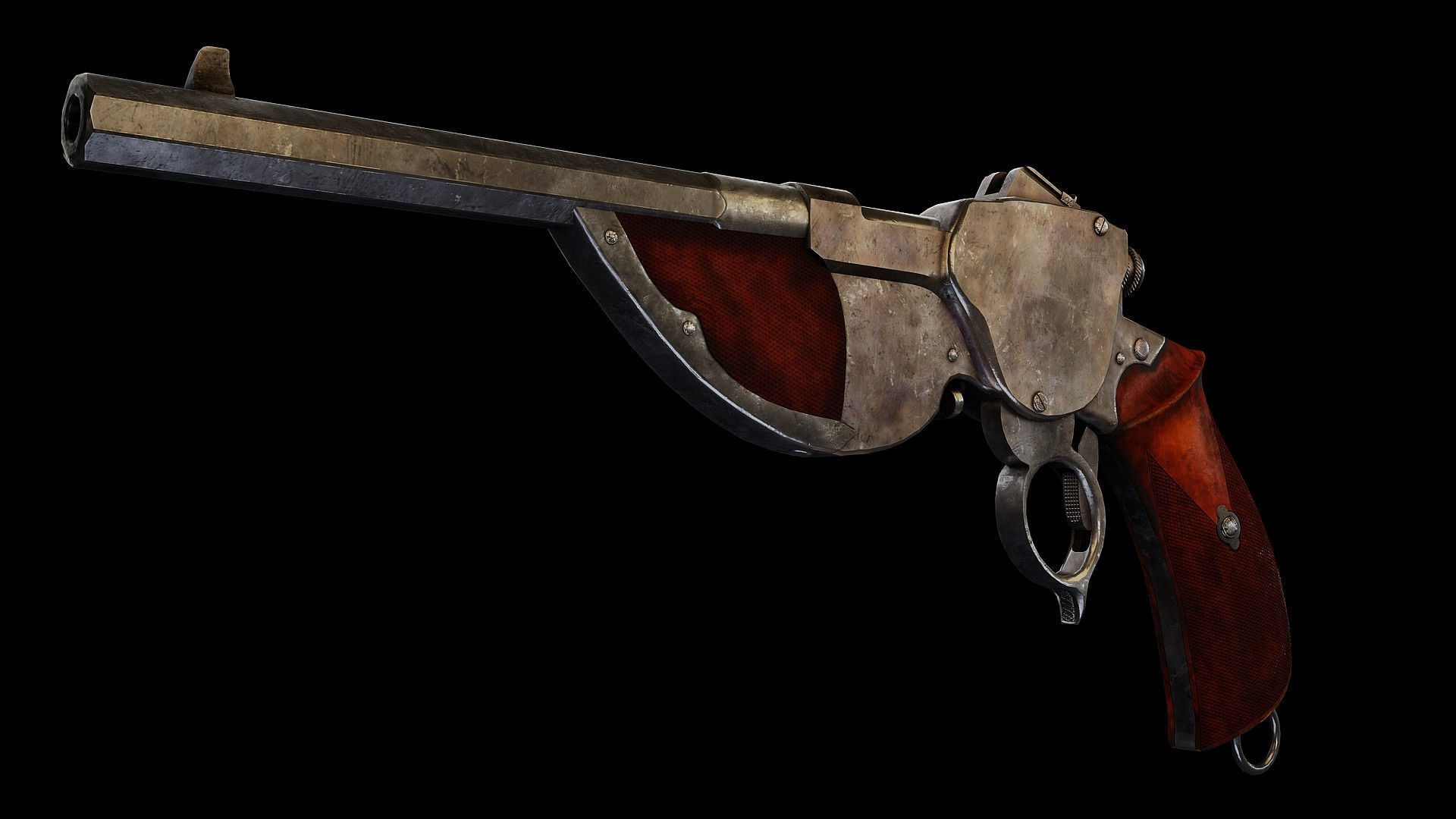 3D model Bittner M1896 2 versions VR / AR / low-poly | CGTrader