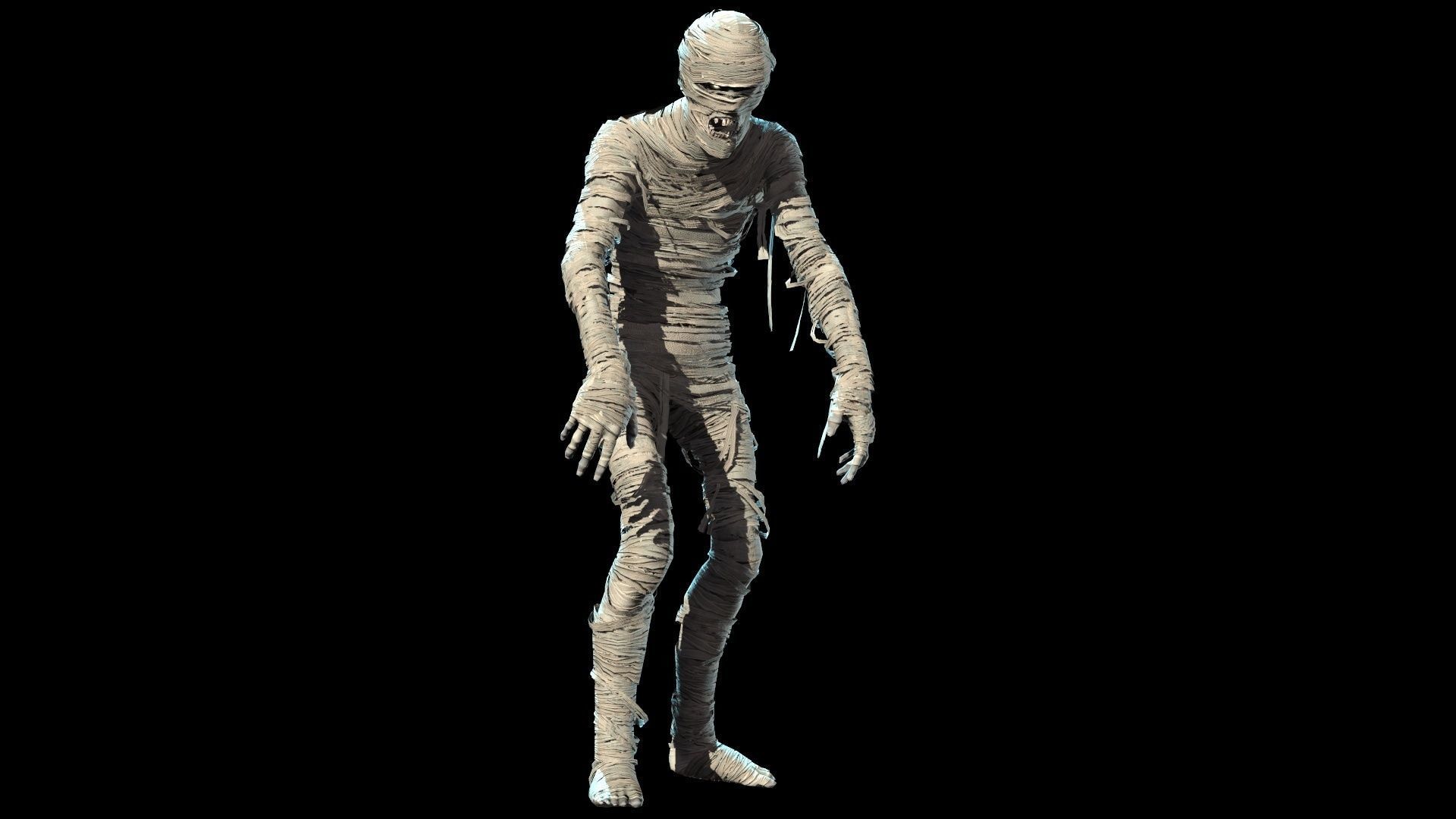 3D model MummyGameReady mummy VR / AR / low-poly rigged animated | CGTrader