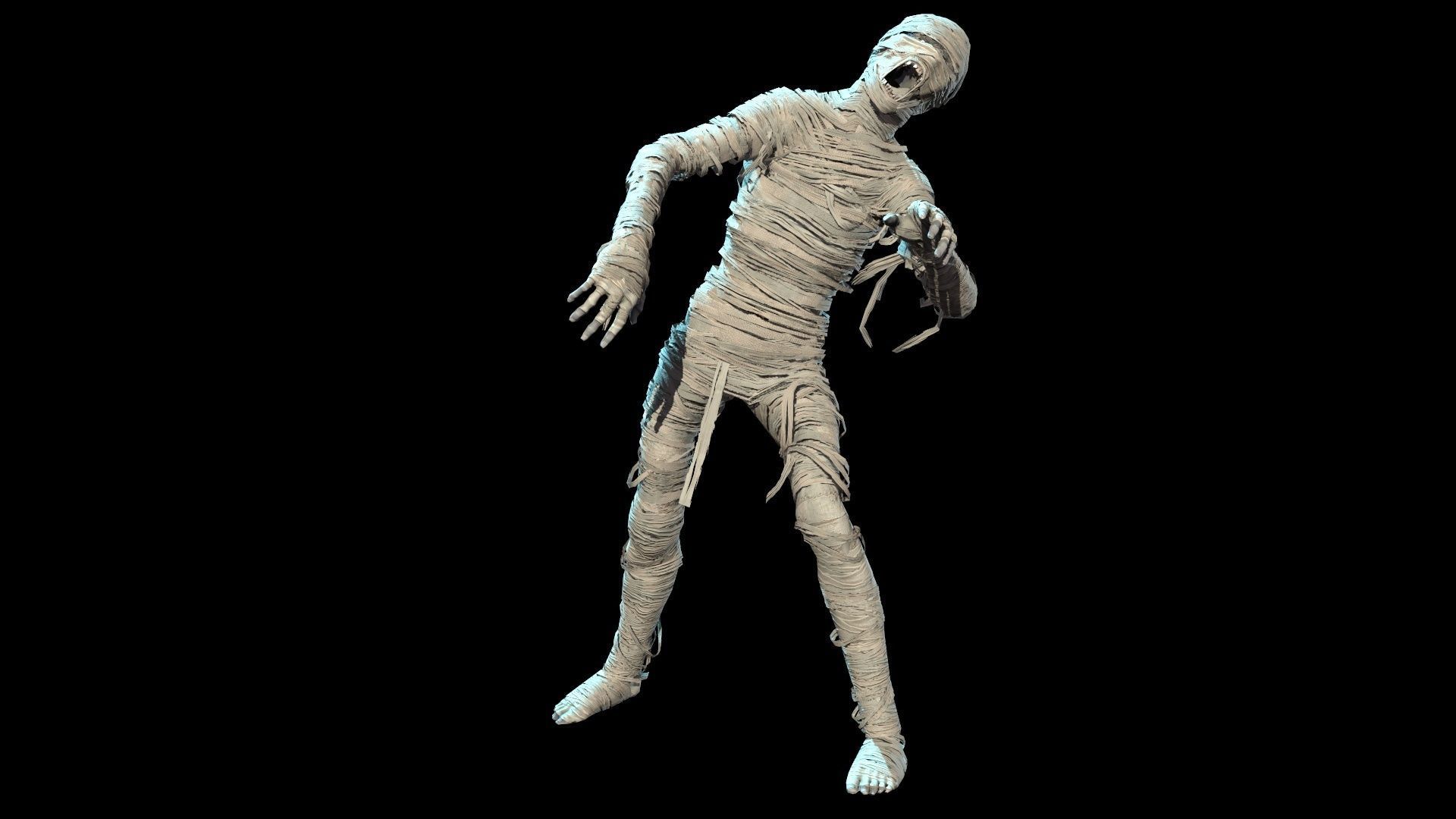 3D model MummyGameReady mummy VR / AR / low-poly rigged animated | CGTrader