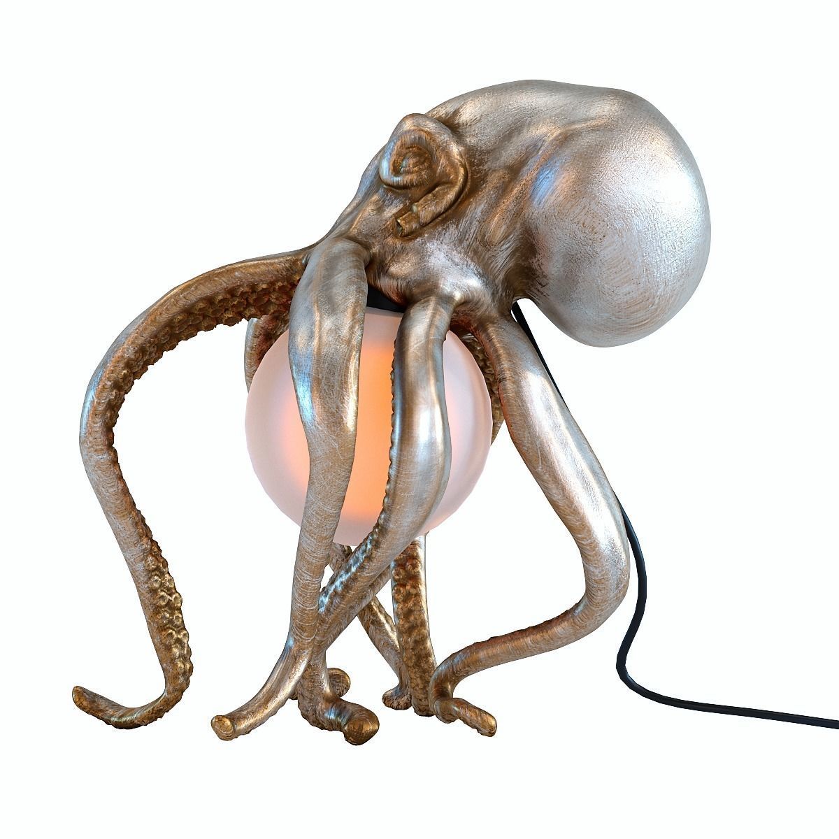 Table Lamp Animal Octopus 3D model | CGTrader
