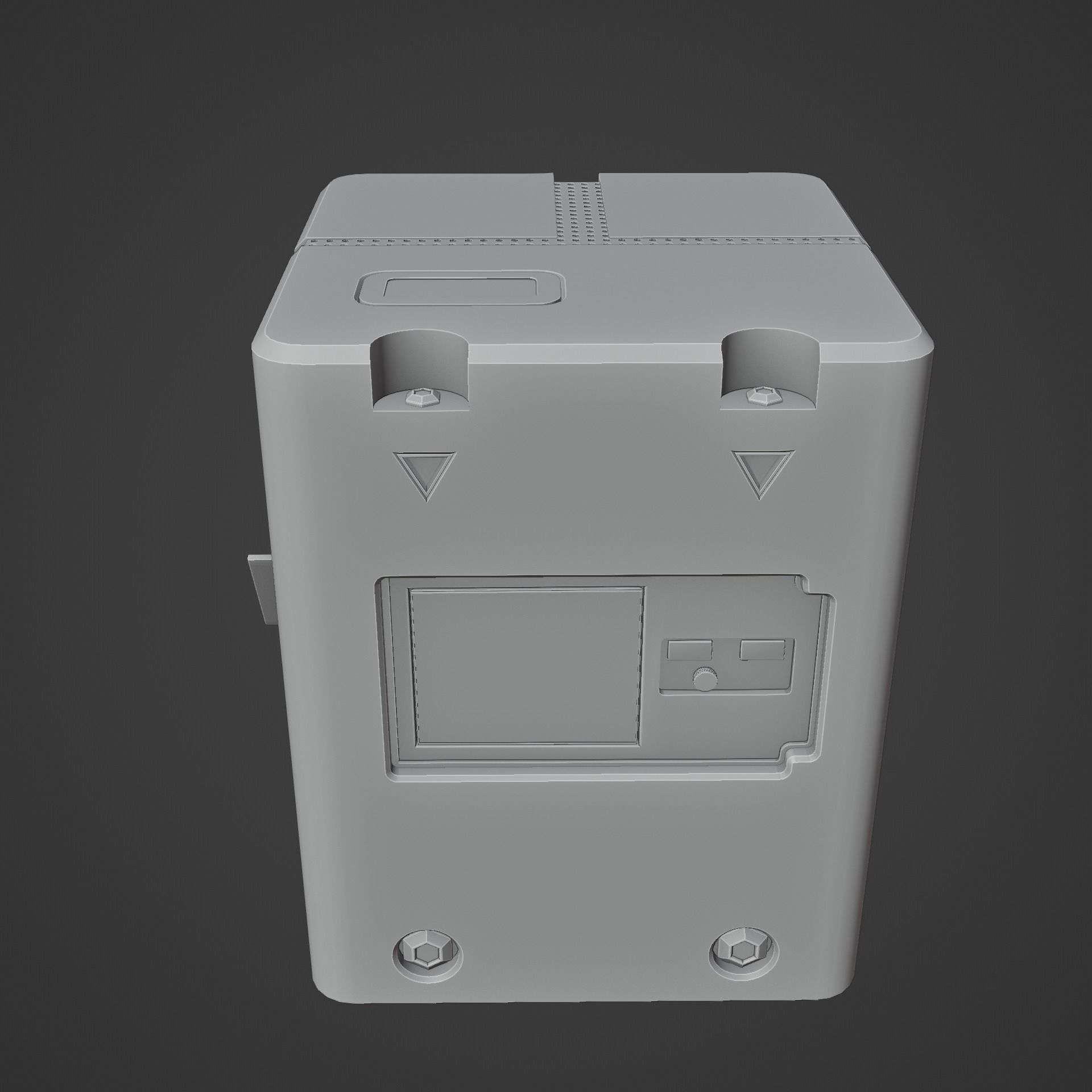 Generic Sci-Fi Technology crate 3D model | CGTrader