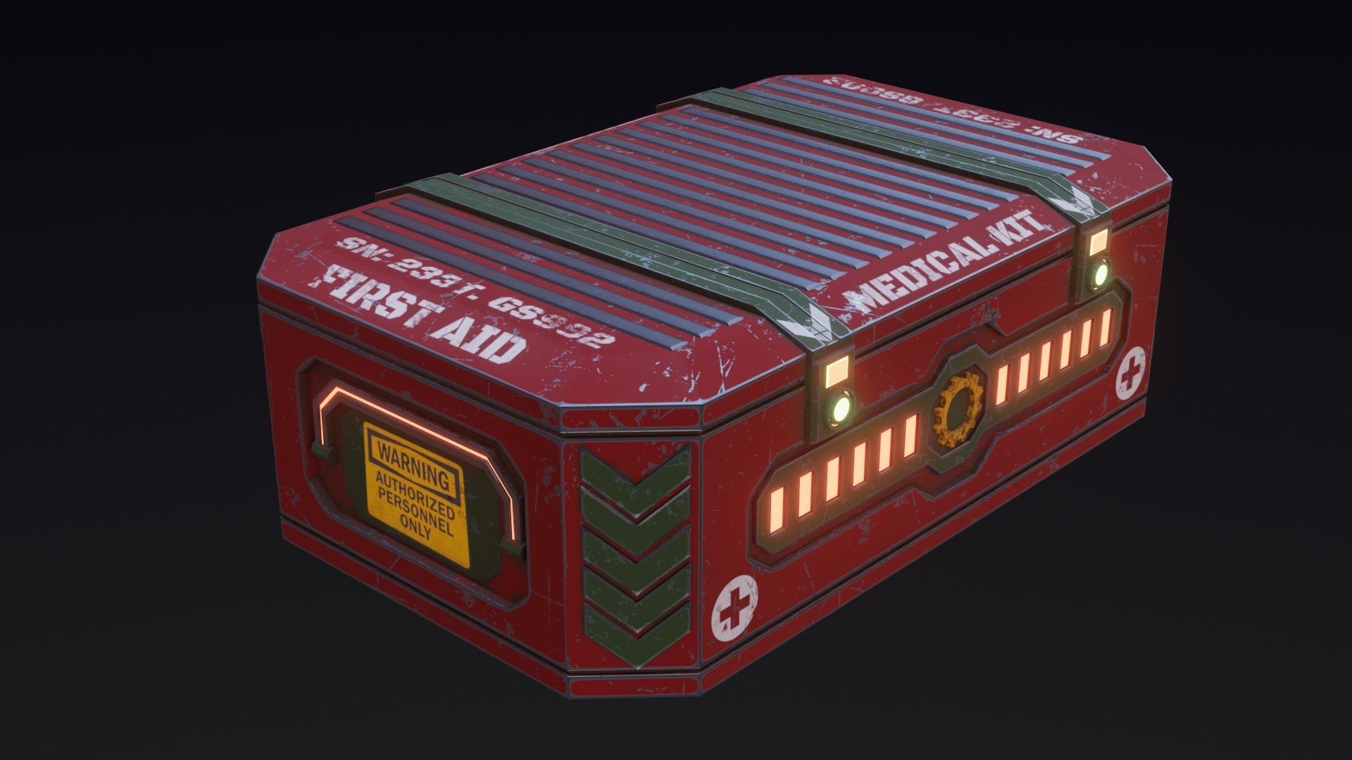 3D model Sci fi Containers Pack VR / AR / low-poly | CGTrader