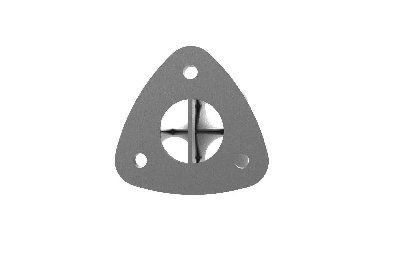 Exhaust header manifold flange 3D model 3D printable | CGTrader